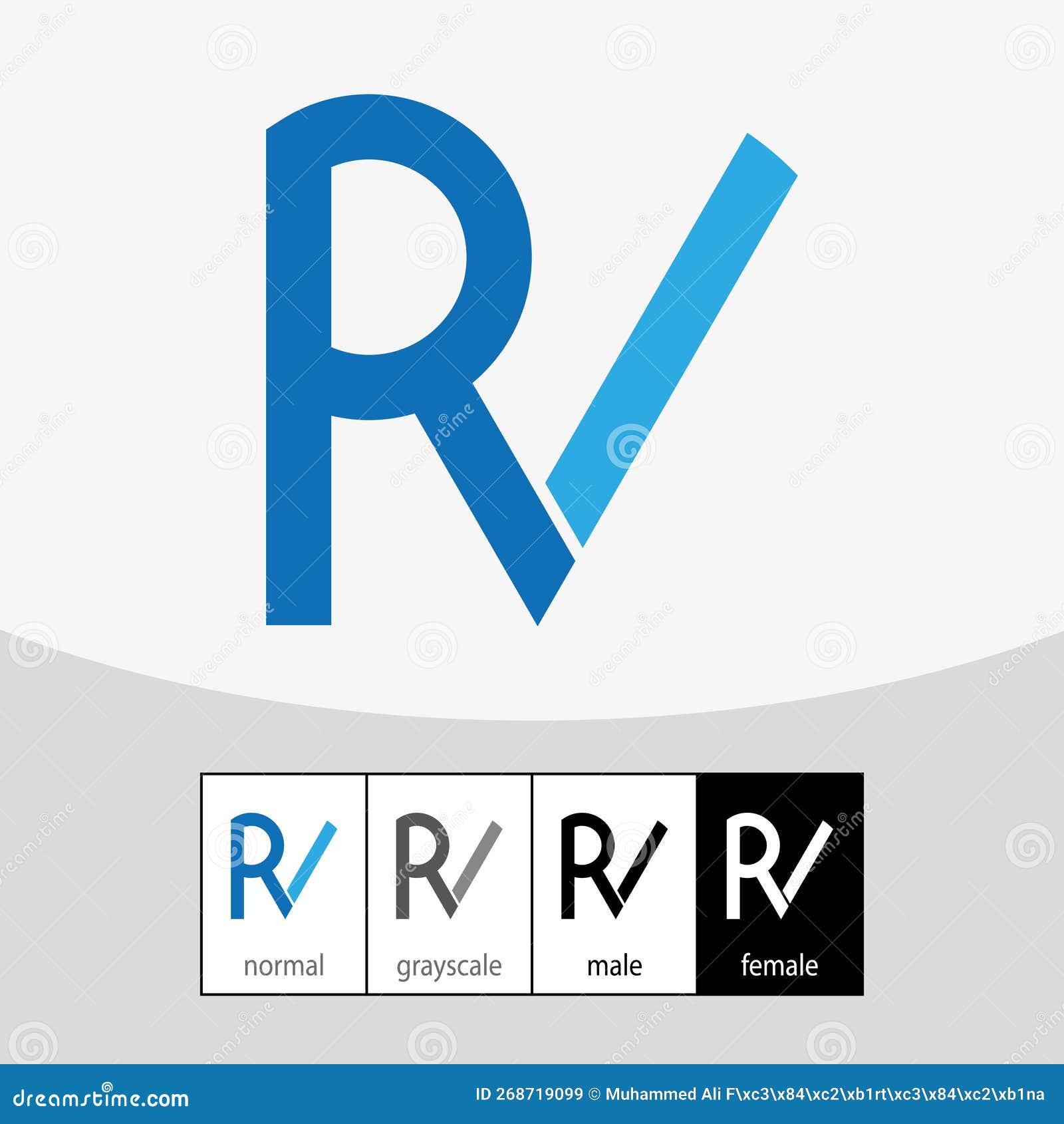 R and V Letter Logo. Orange Color Stock Vector - Illustration of ...