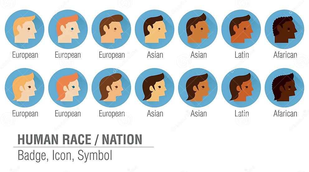 Raça humana ilustração do vetor. Ilustração de empregados - 50129169