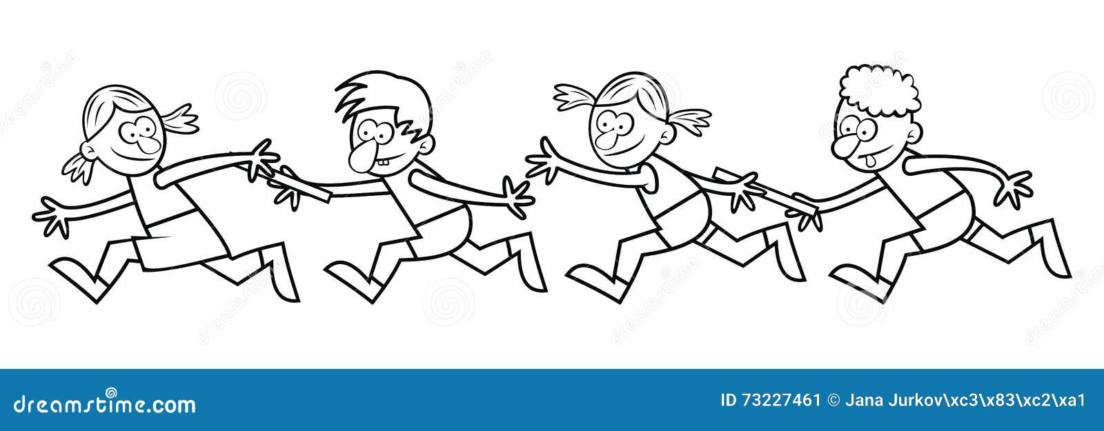 Raças De Relé, Livro Para Colorir Ilustração do Vetor - Ilustração de ...