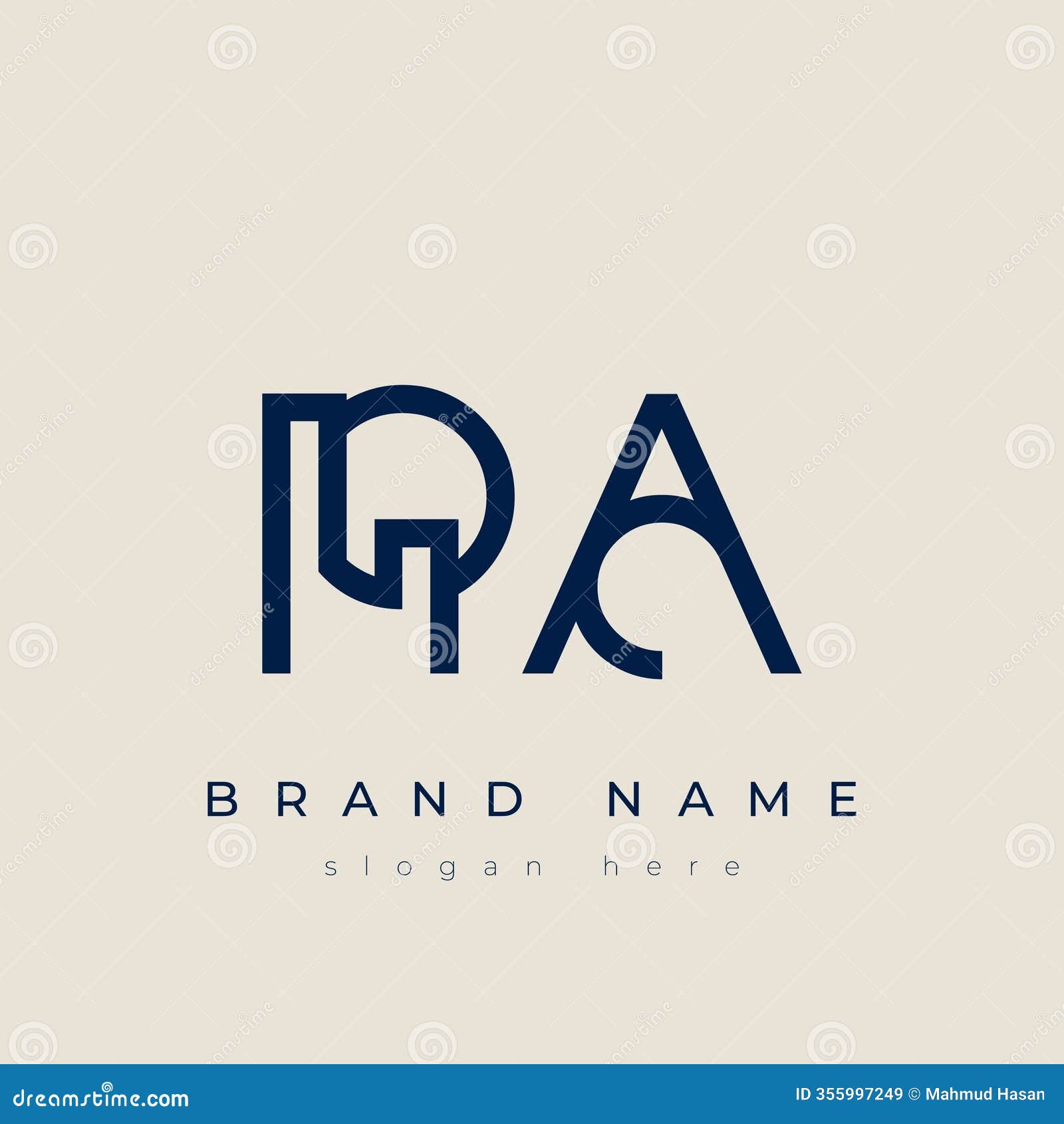RA Alphabet Letter Icon Logo Cartoon Vector | CartoonDealer.com #355997249