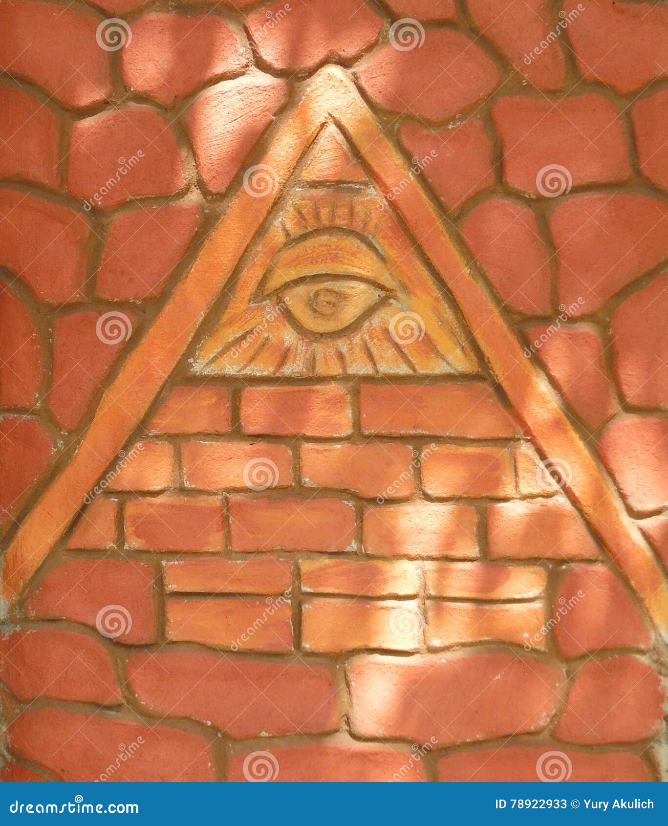 RA-eye Symbol in the Pyramid Stock Image - Image of belarus, fence ...