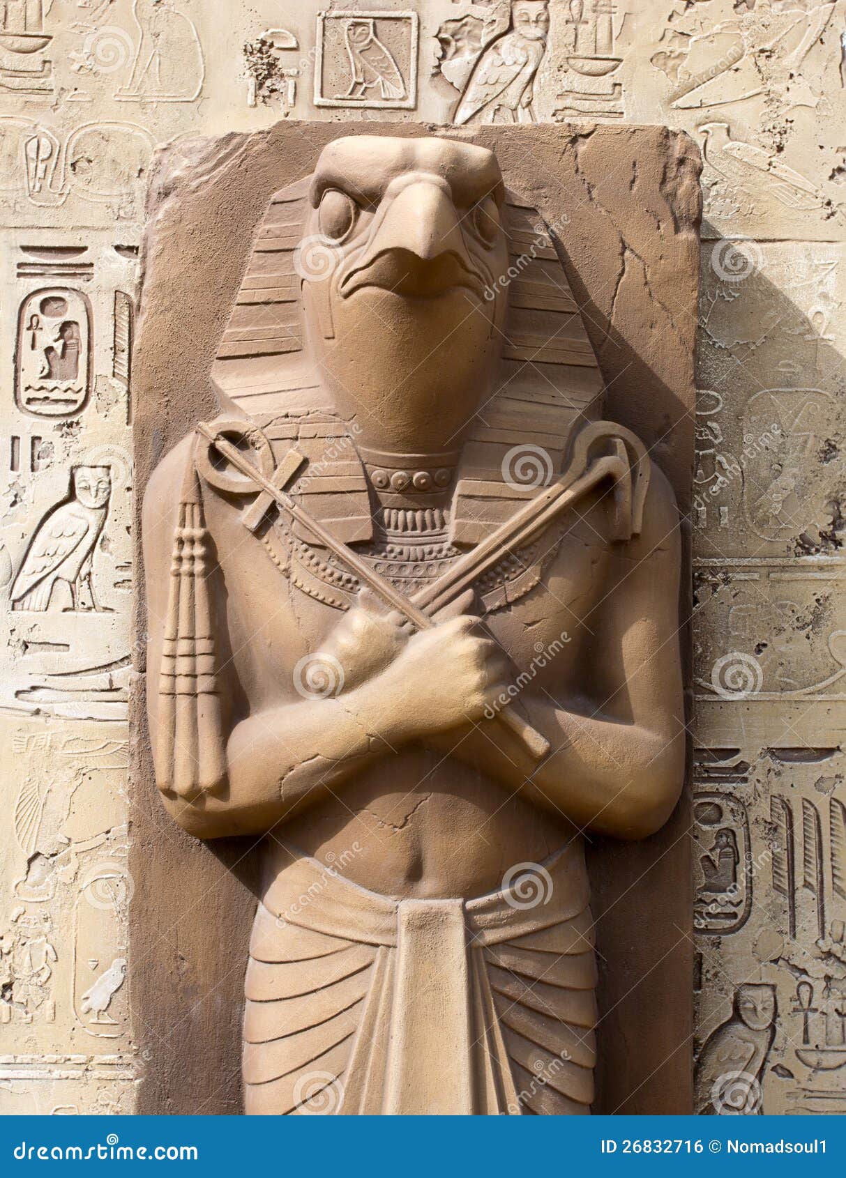 Ra - Sun God stock photo. Image of head, face, monument - 26832716