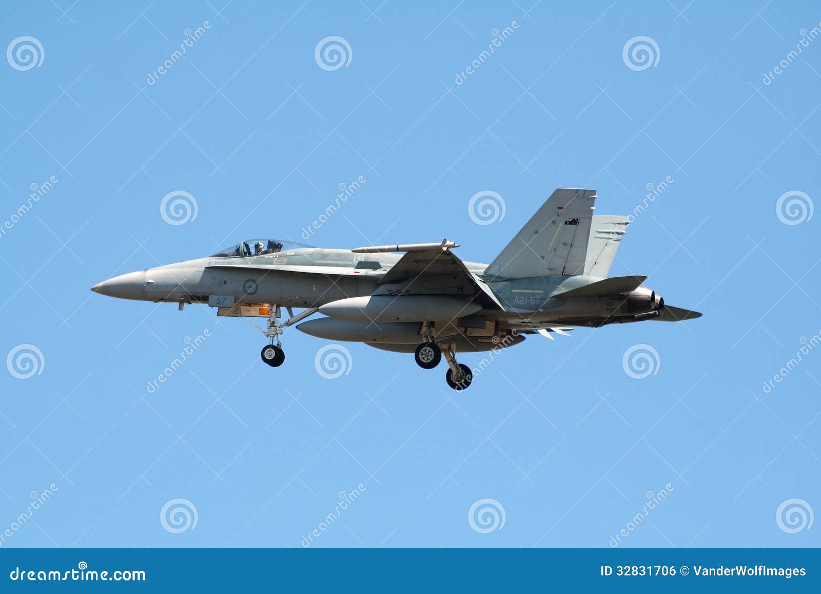 RAAF F-18 foto editorial. Imagen de darwin, real, australia - 32831706