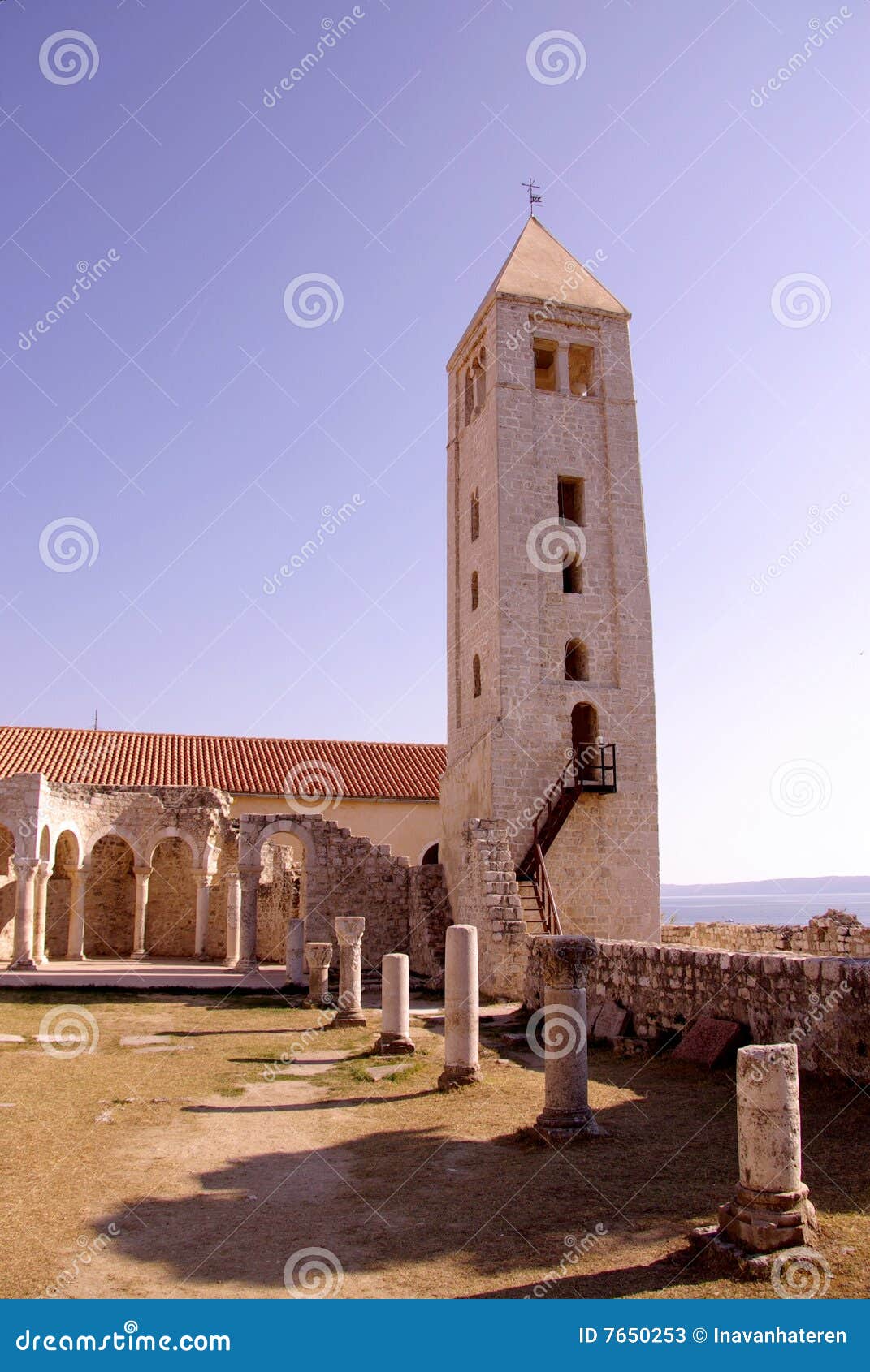 Rab Croatia stock image. Image of abbey, john, historical - 7650253