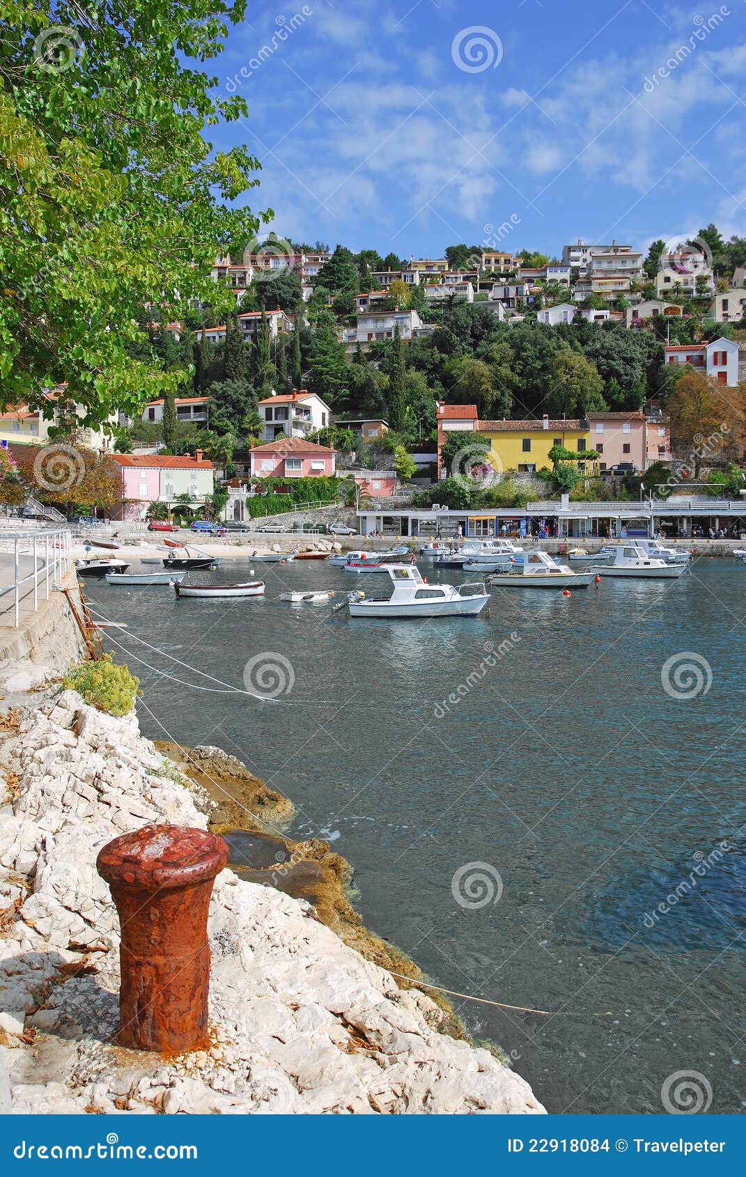 Rabac,Istria,Croatia stock photo. Image of travel, landscape - 22918084