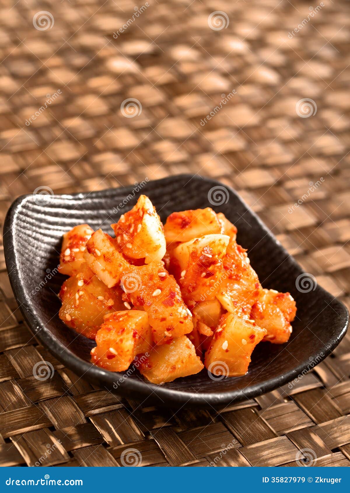 Rabanete Conservado Coreano Imagem de Stock - Imagem de vegetais ...