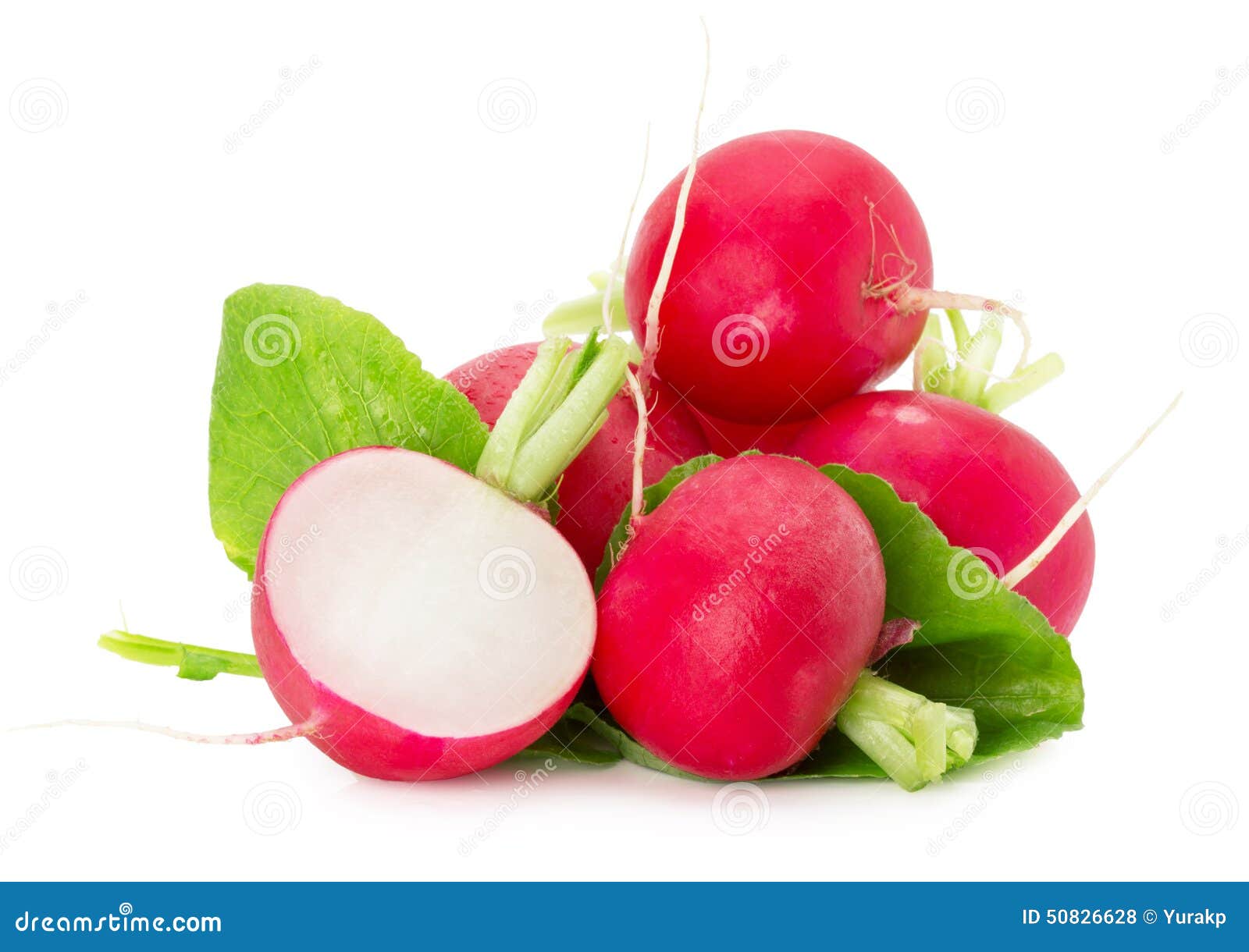 Rabanetes Isolados No Fundo Branco Foto de Stock - Imagem de cozinhar ...