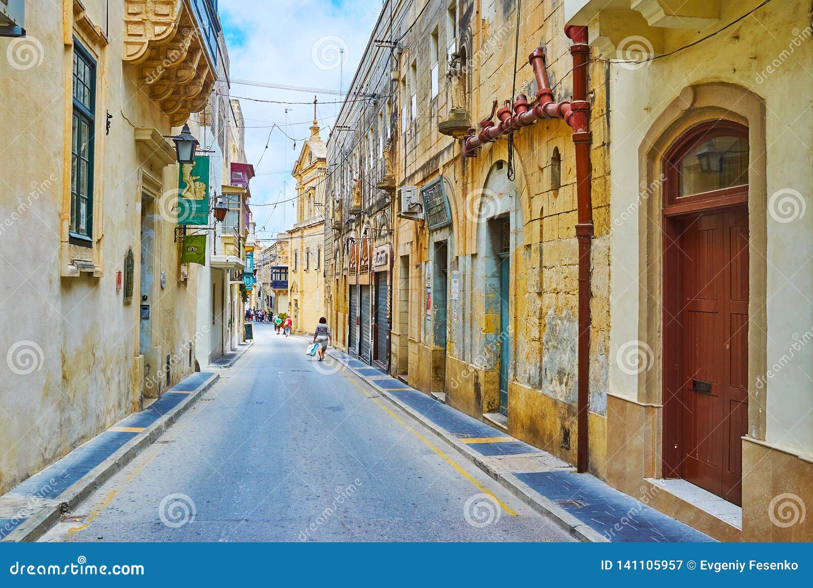 Walk in old Rabat, Malta editorial photography. Image of balcony ...