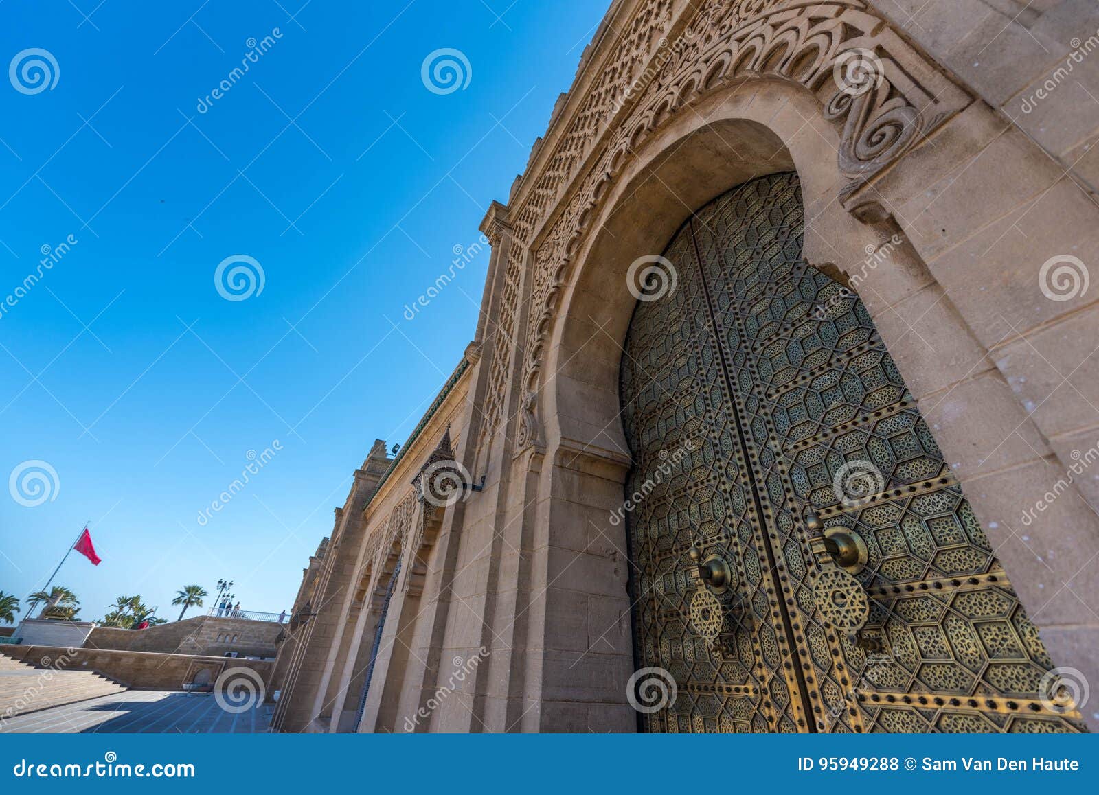 Rabat - Mausoleum of Mohammed V Stock Photo - Image of arab, domain ...