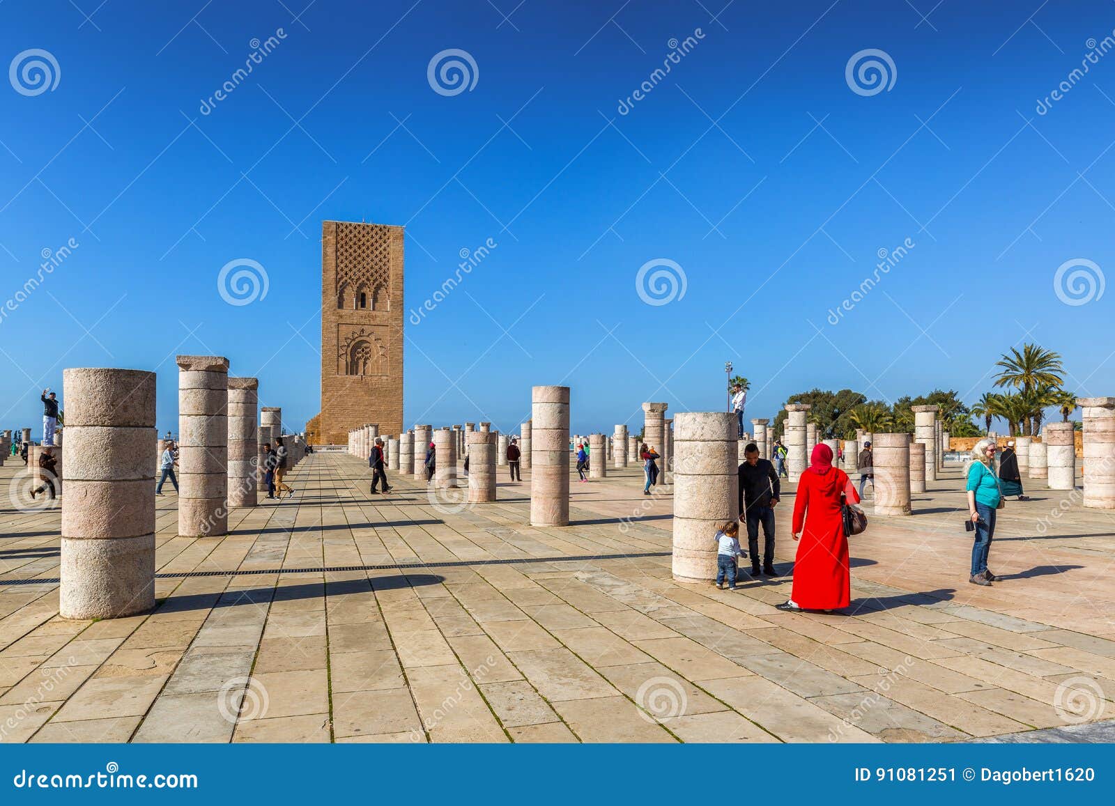 Rabat, Morocco - March 05, 2017: Hassan Tower in Rabat Editorial Photo ...