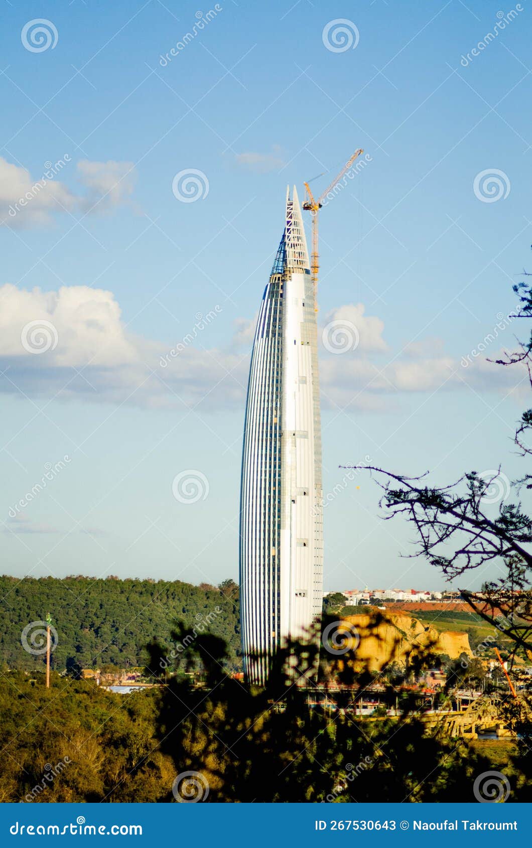 Rabat Tower stock image. Image of chella, bridge, morocco - 267530643