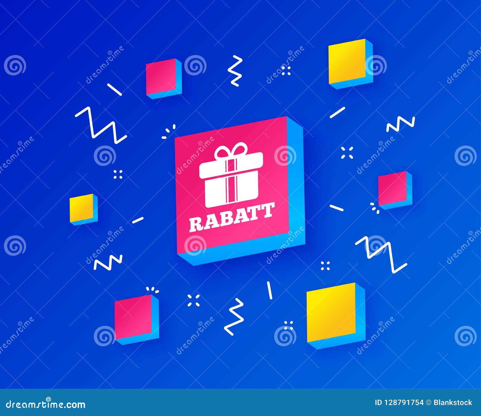 Rabatt - Kortingen in Duits Tekenpictogram Gift Vector Vector ...