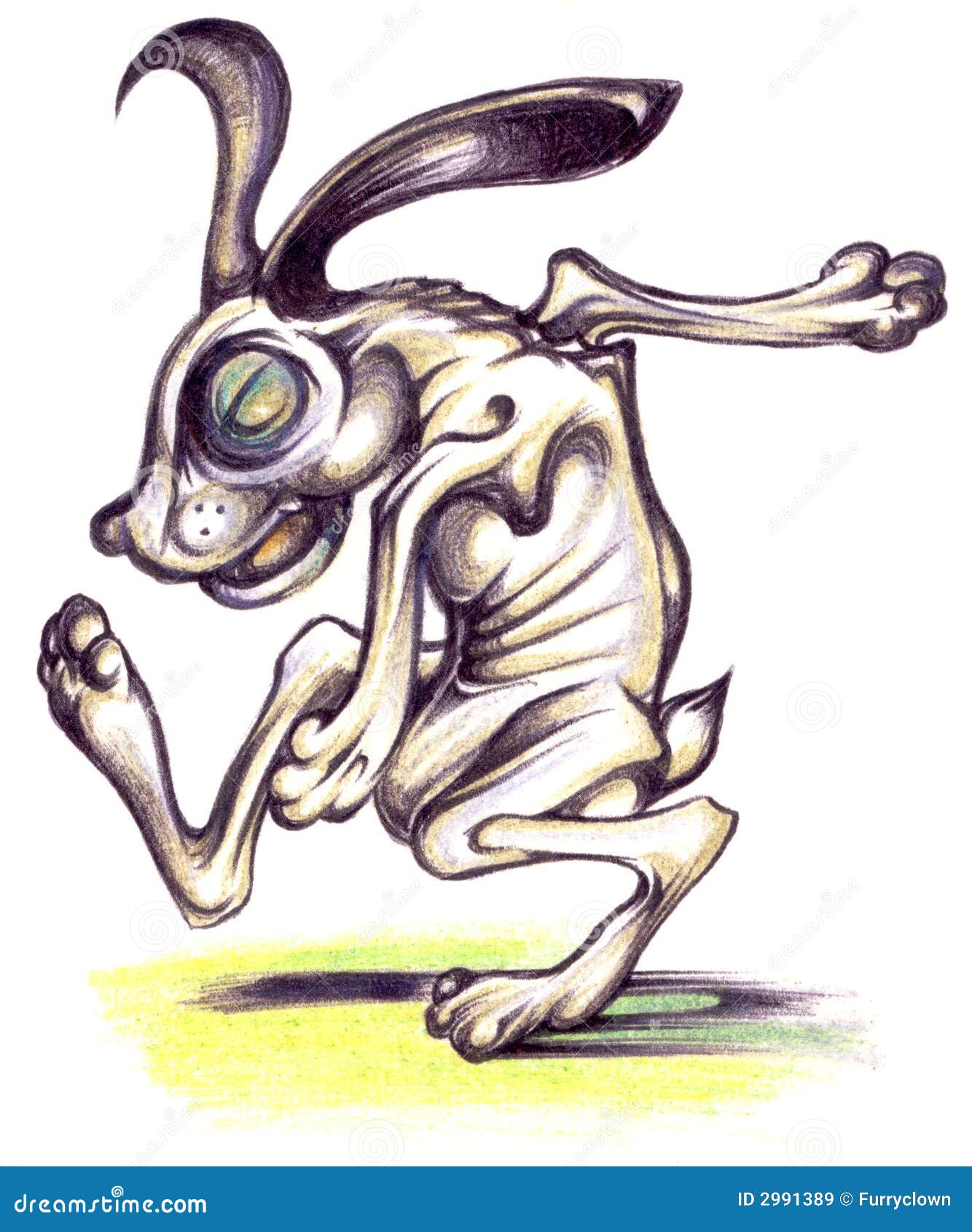 Creepy Bunny Drawing At Paintingvalleycom Explore