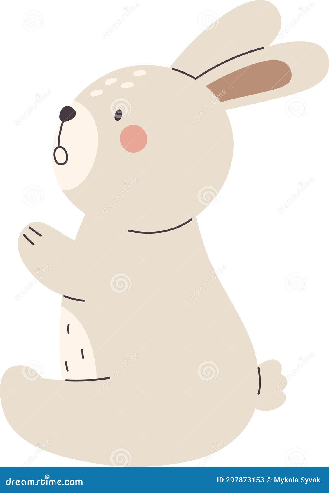 Rabbit Animal Icon stock illustration. Illustration of vector - 297873153