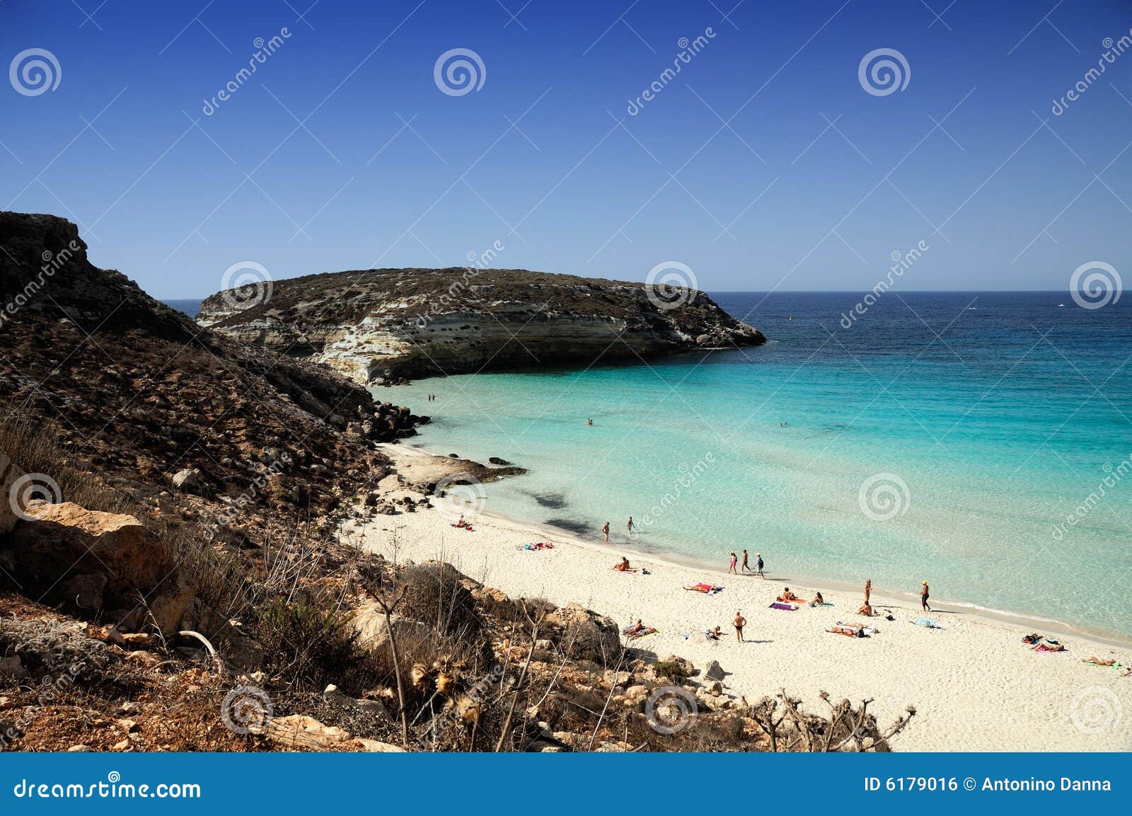 Rabbit beach stock photo. Image of europe, sand, water - 6179016