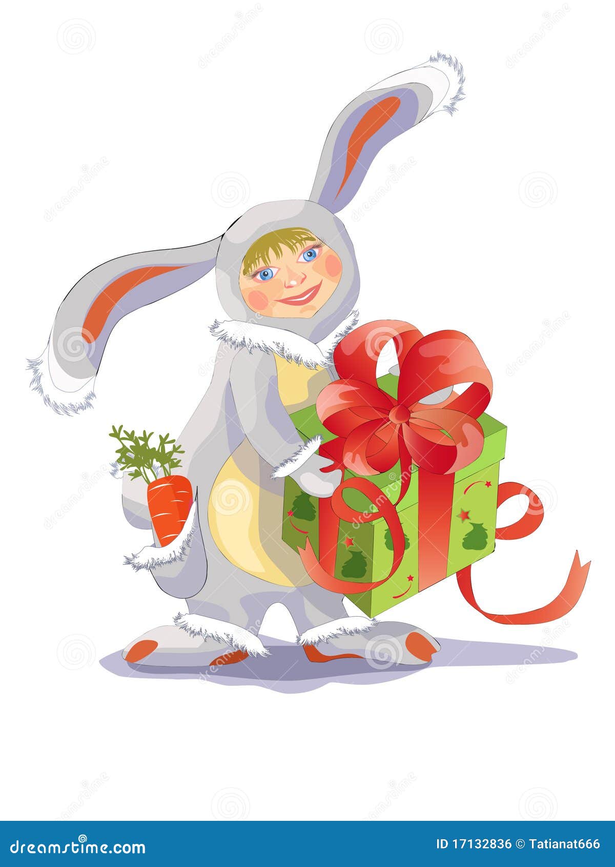 Rabbit boy stock vector. Illustration of cartoon, jock - 17132836