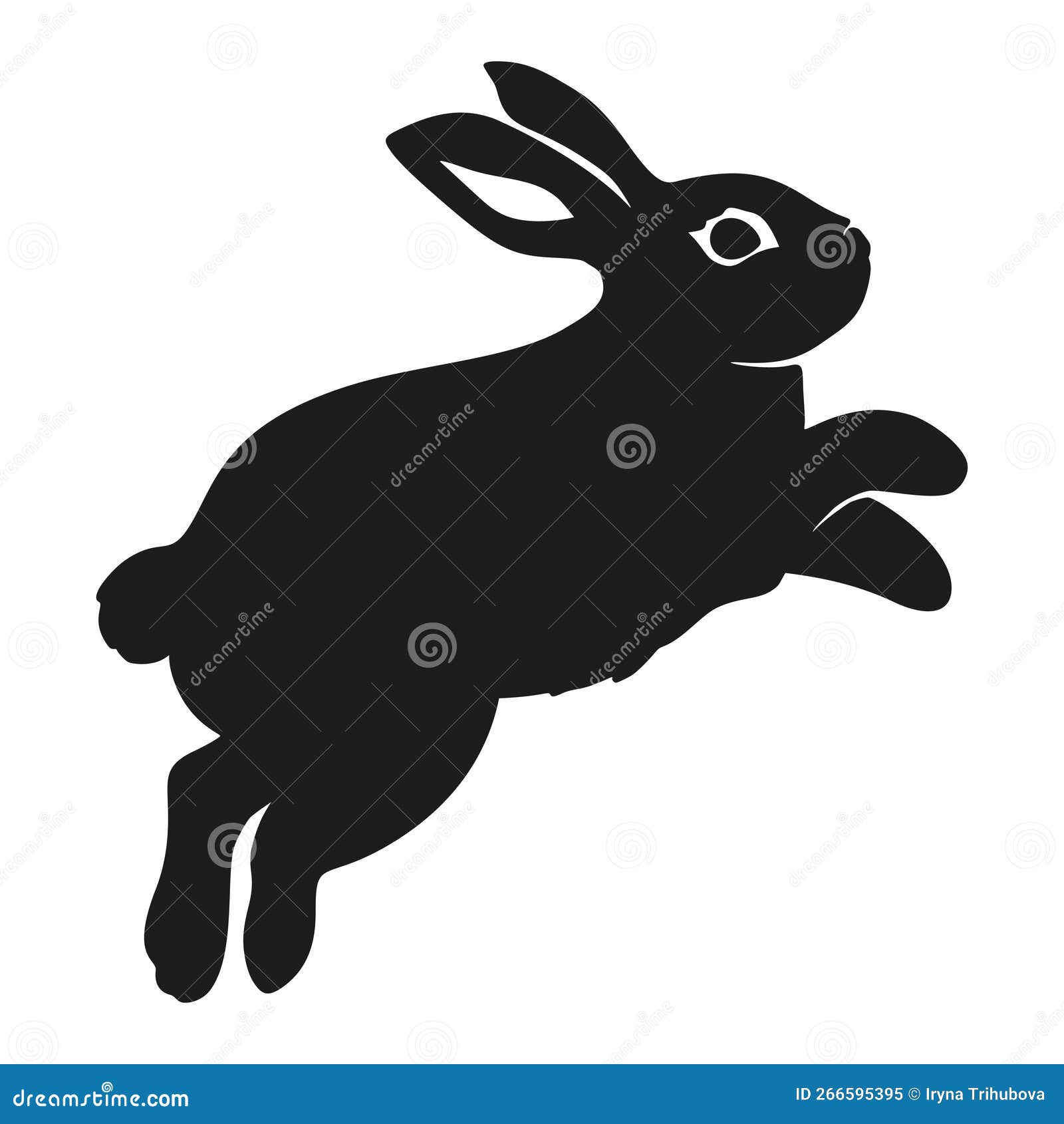Bunny Jumping Silhouette