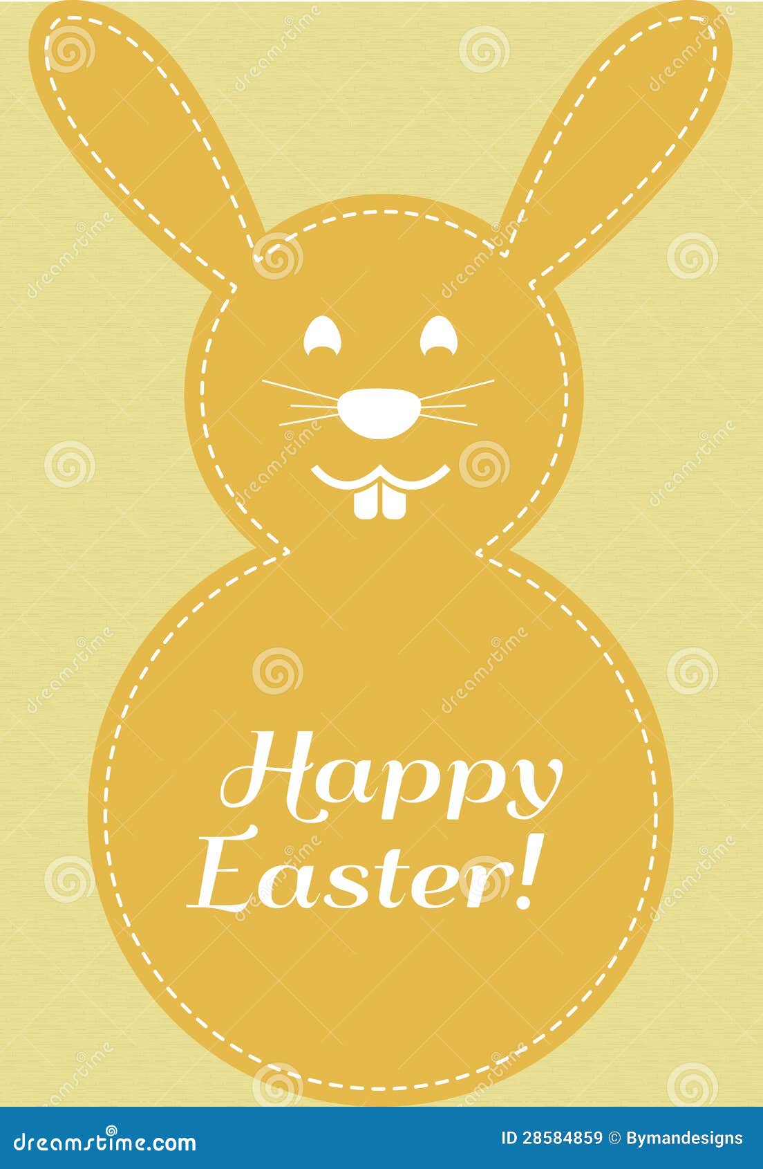 Rabbit card stock vector. Illustration of friendship - 28584859