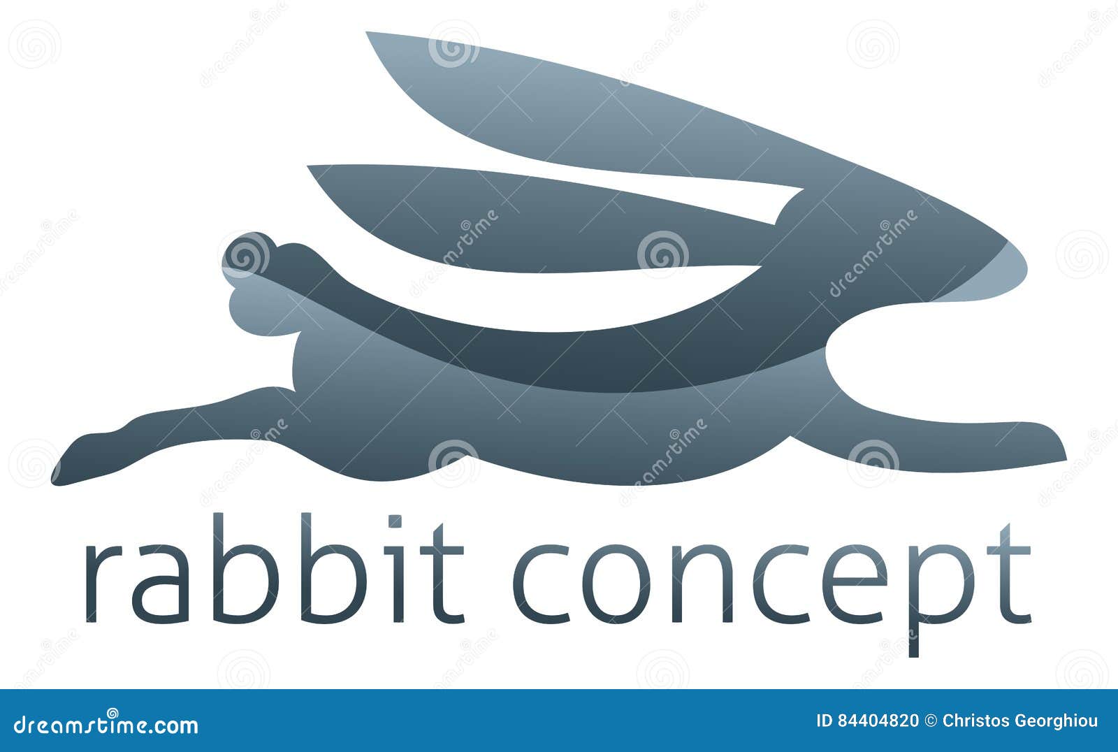 Rabbit Concept Icon stock vector. Illustration of hare - 84404820
