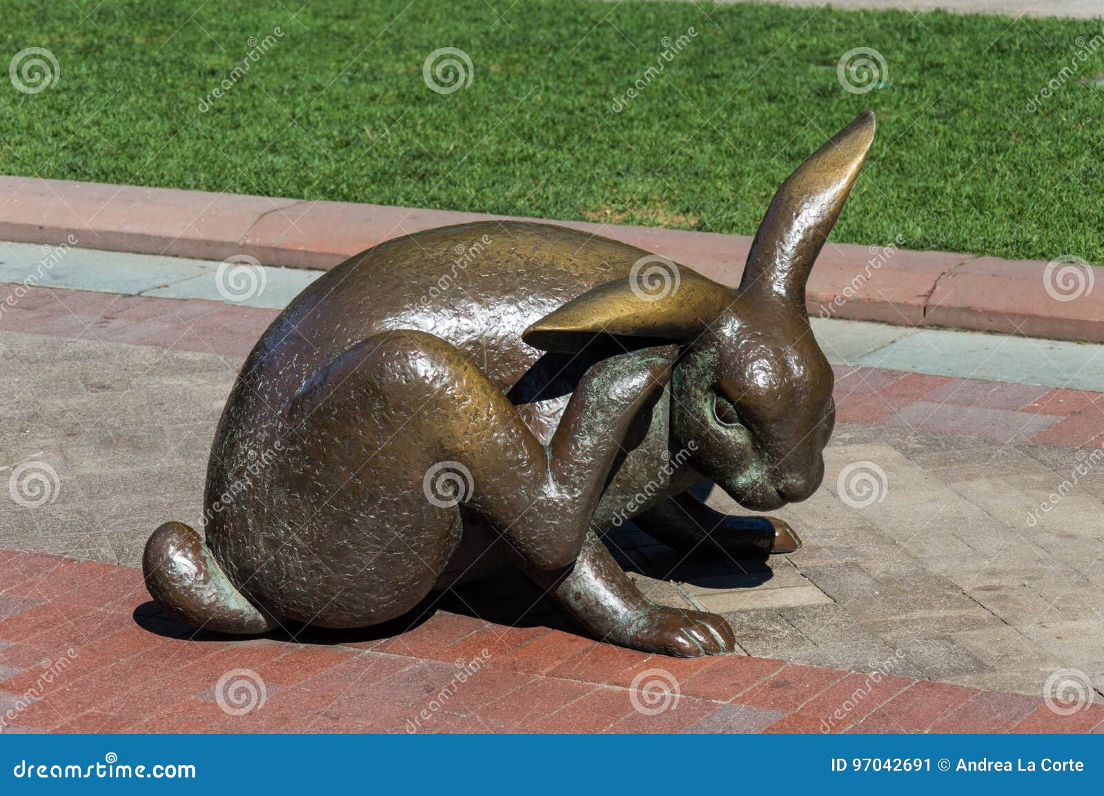 Rabbit in Copley Square, Boston Stock Image - Image of boston, rabbit ...