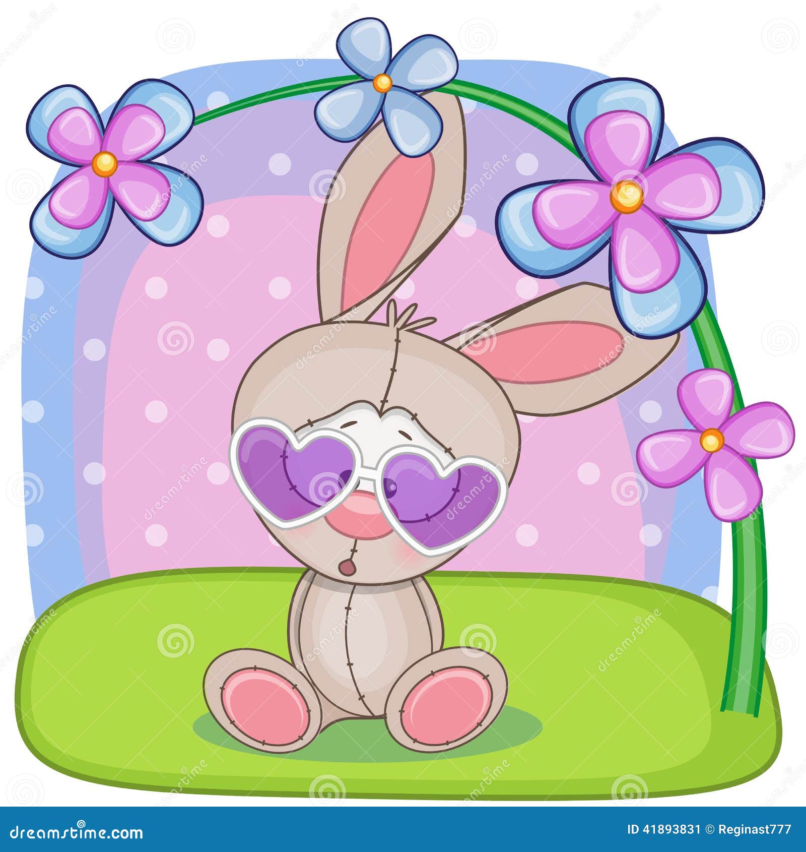 Rabbit stock vector. Illustration of cartoons, rabbit - 41893831