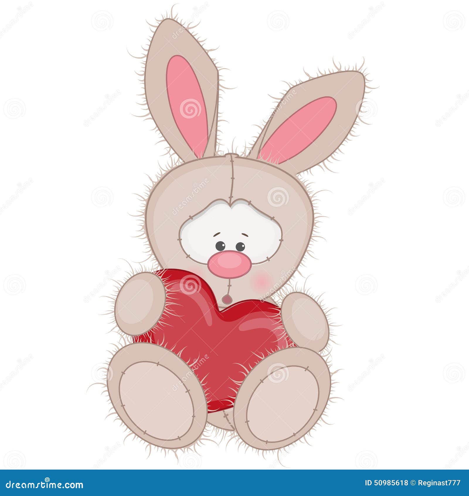 Rabbit stock vector. Illustration of childhood, happiness - 50985618