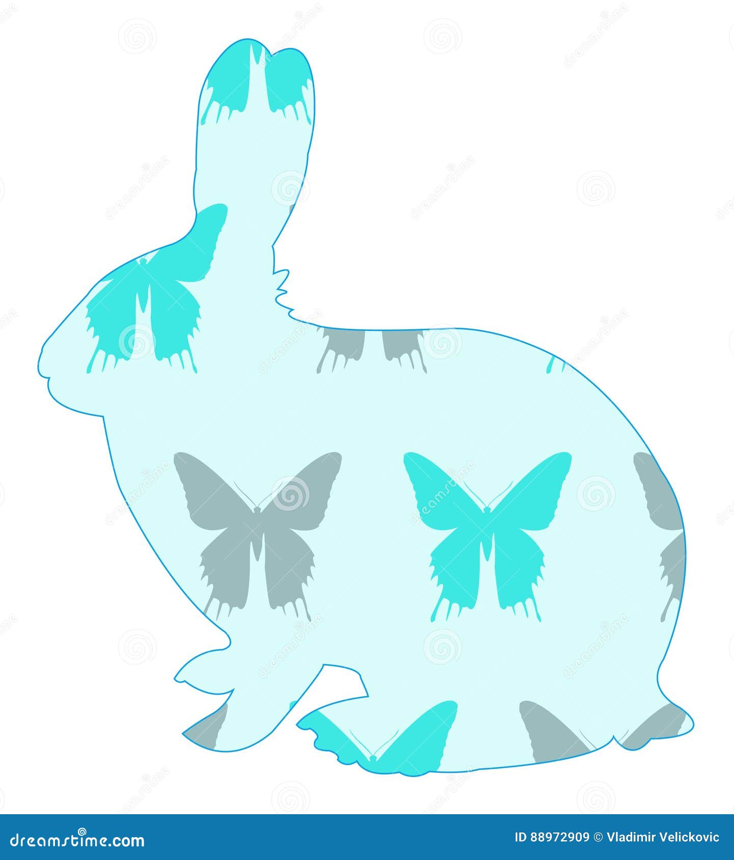 Rabbit design stock vector. Illustration of rabbit, pets - 88972909