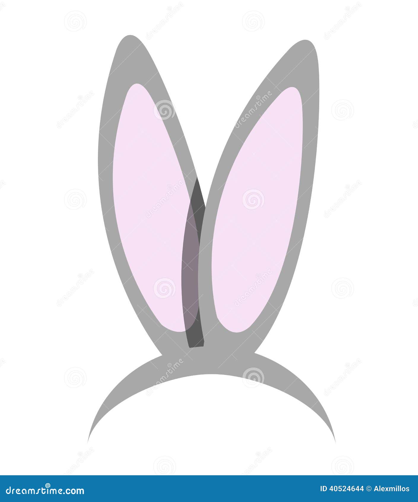 Rabbit Ears In Different Shapes And Sizes Royalty-Free Stock ...