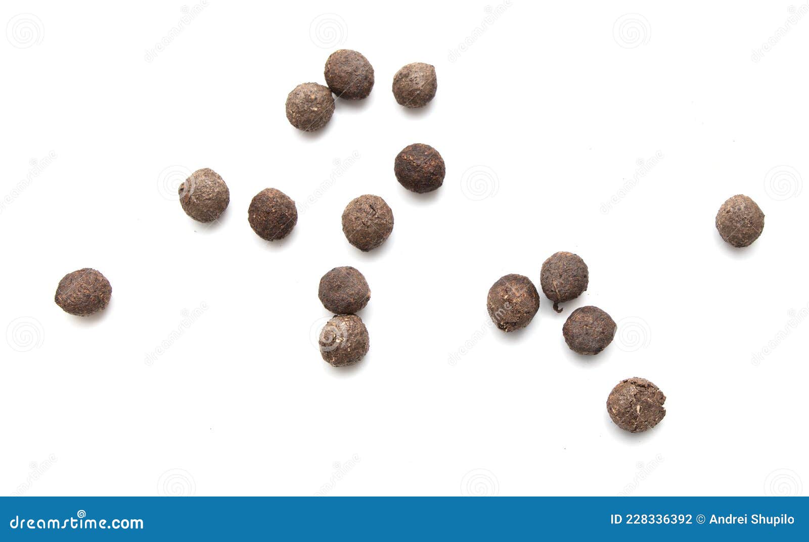 Rabbit Excrement Isolated Over White Stock Photo - Image of pile ...