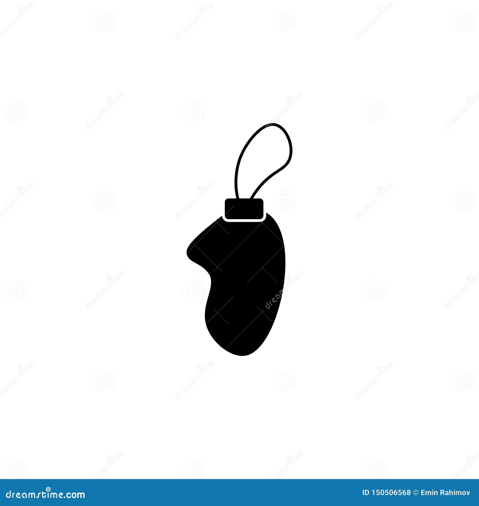 Rabbit foot sign stock illustration. Illustration of shape - 150506568