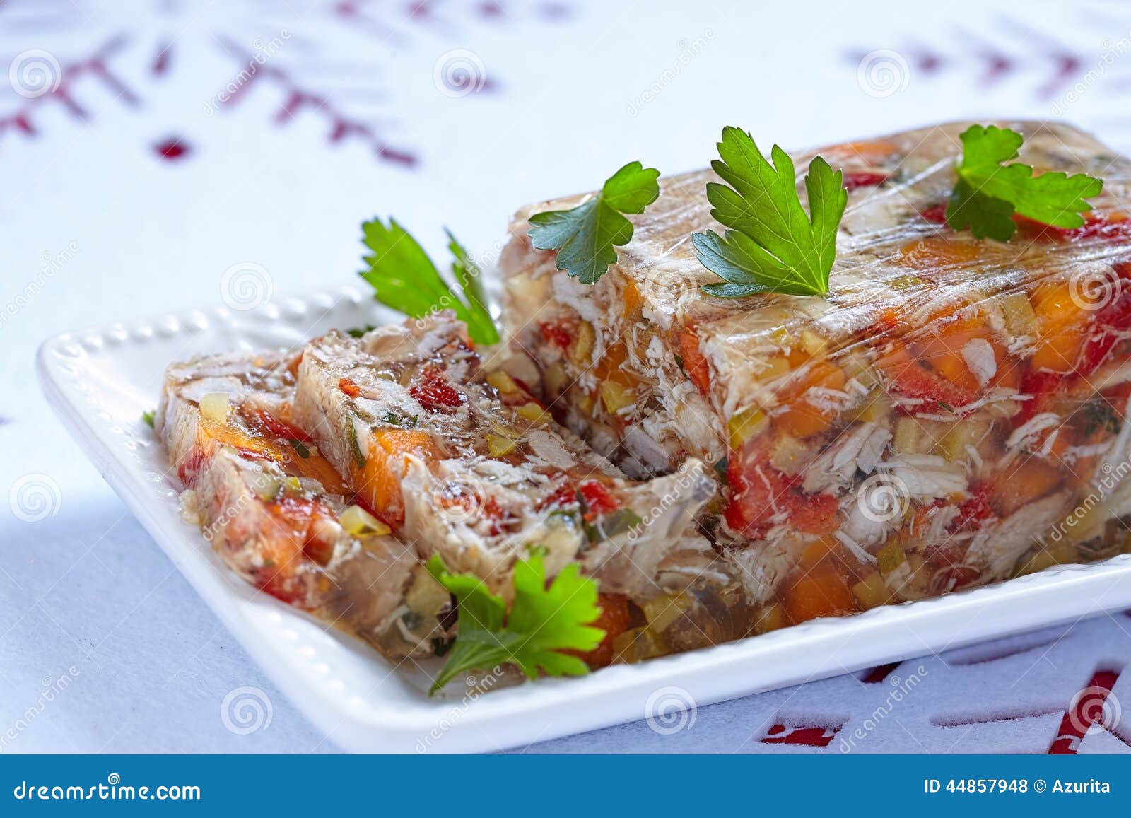 Rabbit Galantine with Vegetables Stock Photo - Image of carrot, herb ... Rabbit Galantine with Vegetables Stock Photo - Image of carrot, herb ...