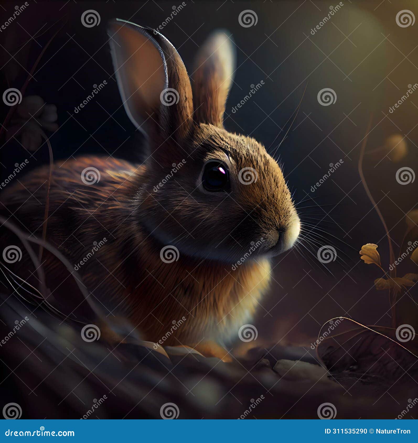 Rabbit on the Ground Rabbit in the Grass Rabbit in the Sun Stock ...