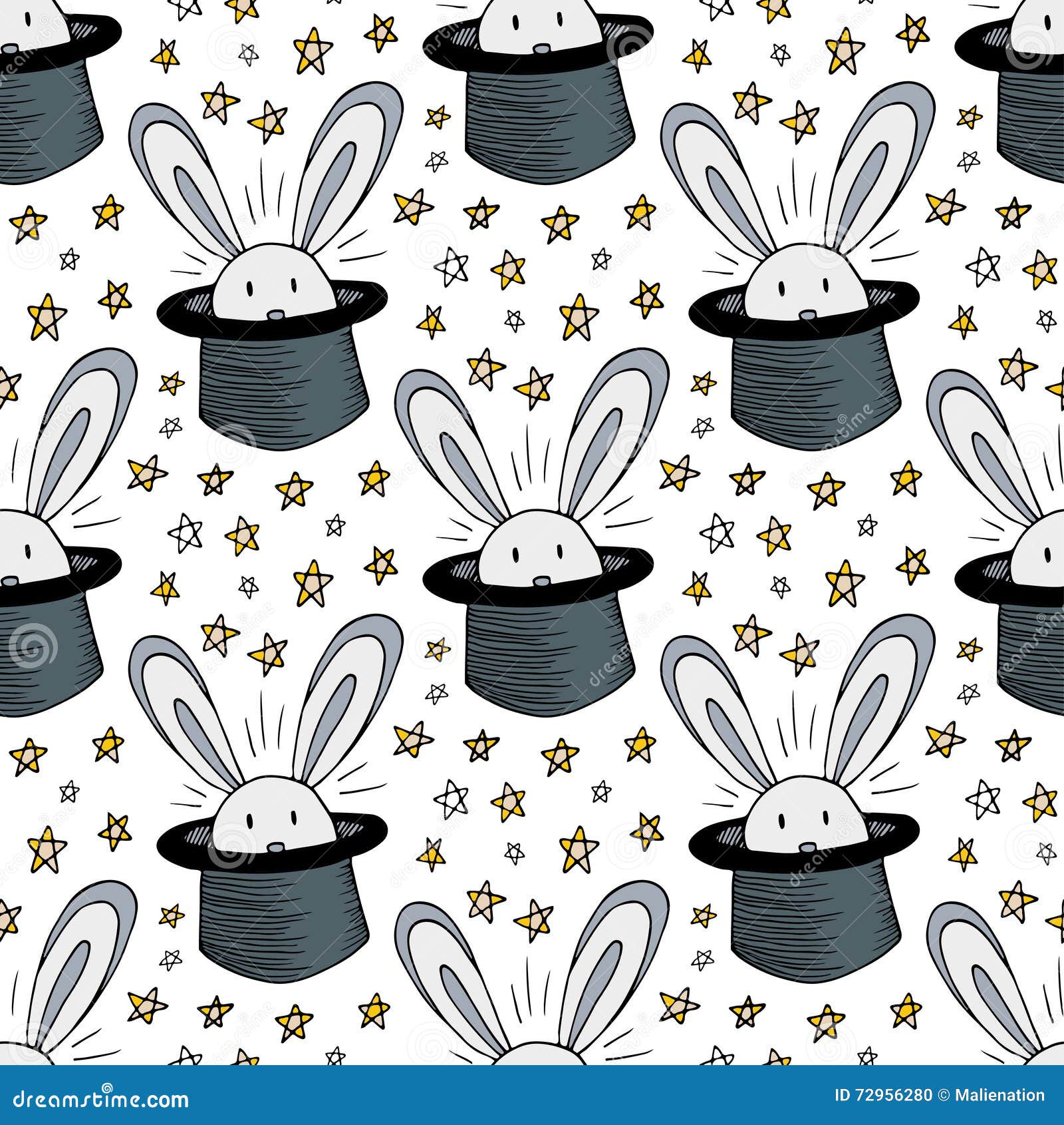 Circus Magician With A Magic Wand And Hat Vector Illustration ...