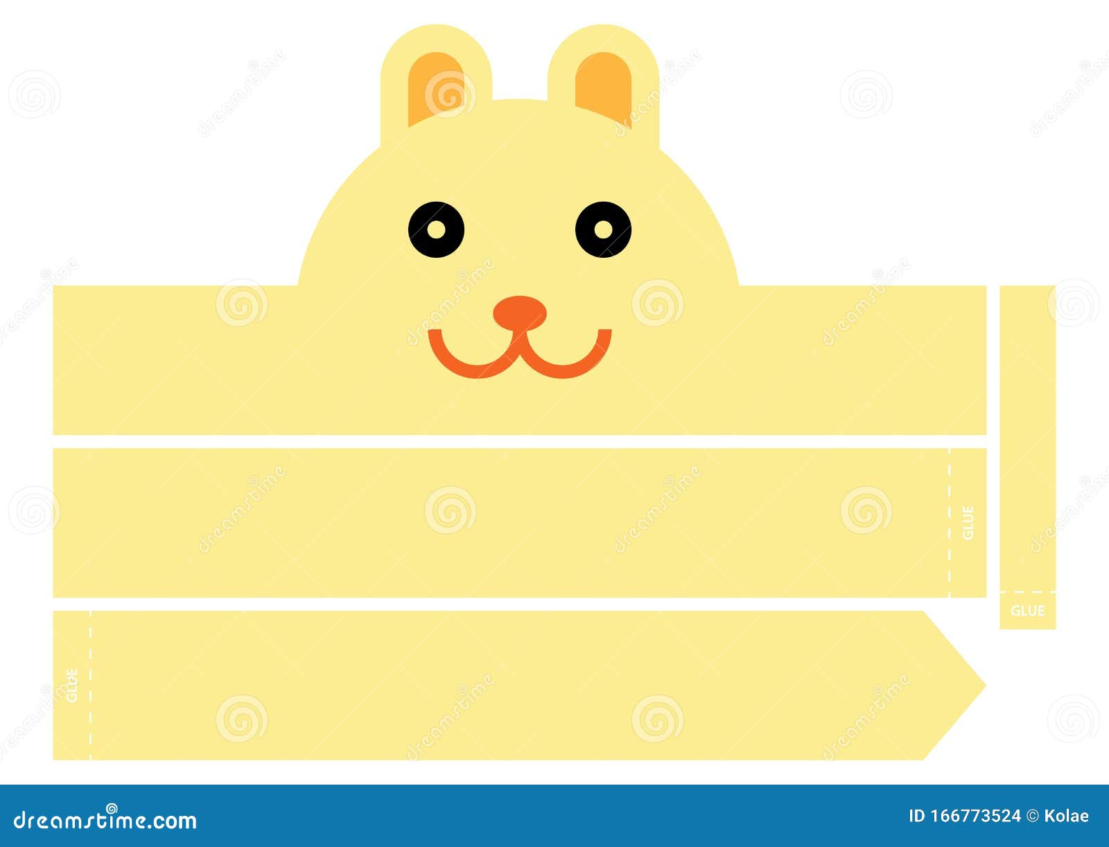 Rabbit Headband - Rabbit Paper Crown Stock Vector - Illustration of ...
