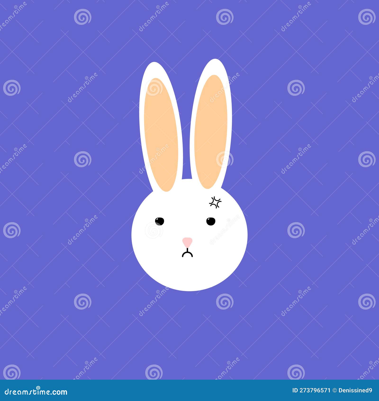 Rabbit Icon, Graphic Design Template, Easter Bunny Sign, App Icon Stock ...