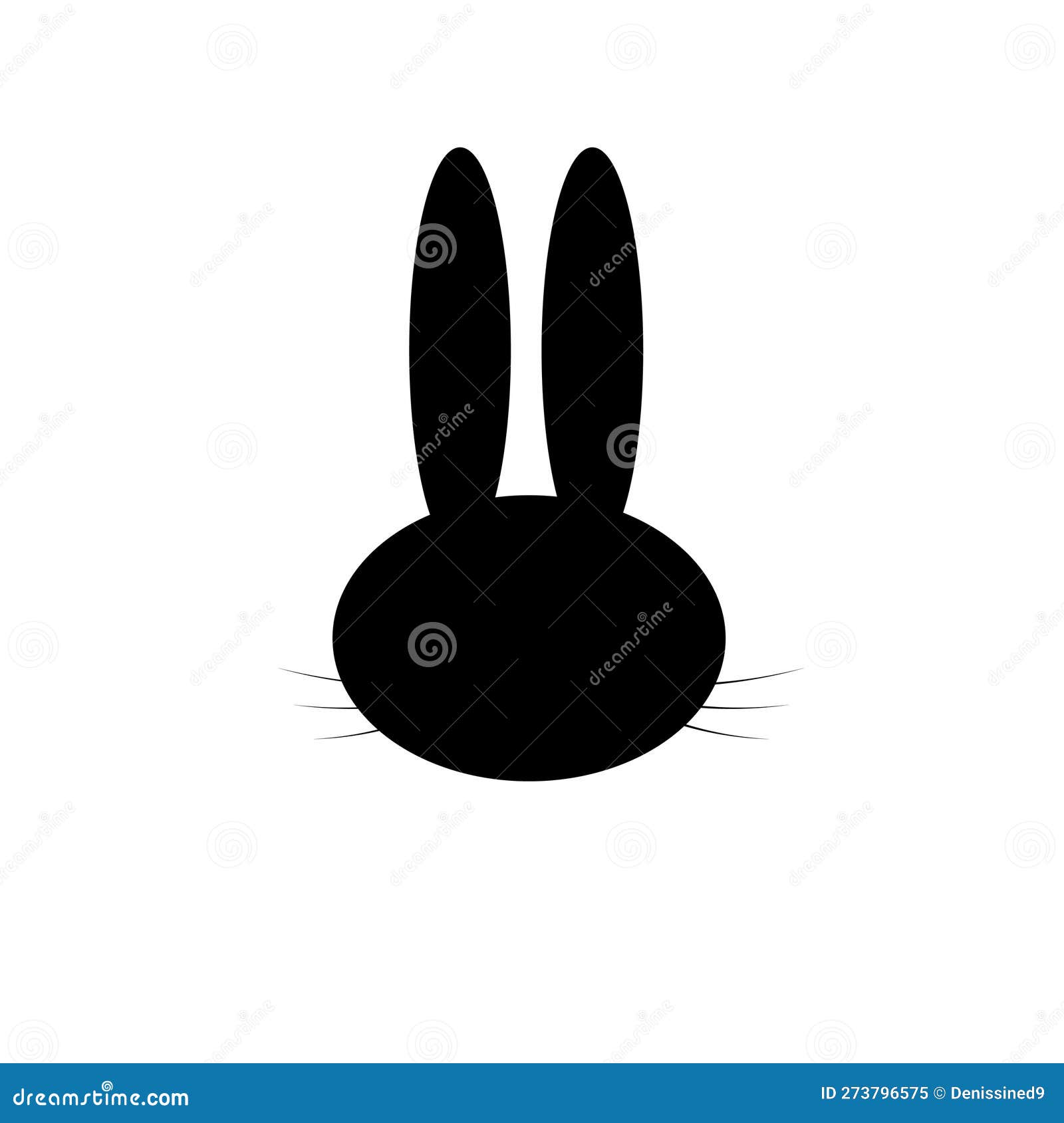 Rabbit Icon, Graphic Design Template, Easter Bunny Sign, App Icon Stock ...