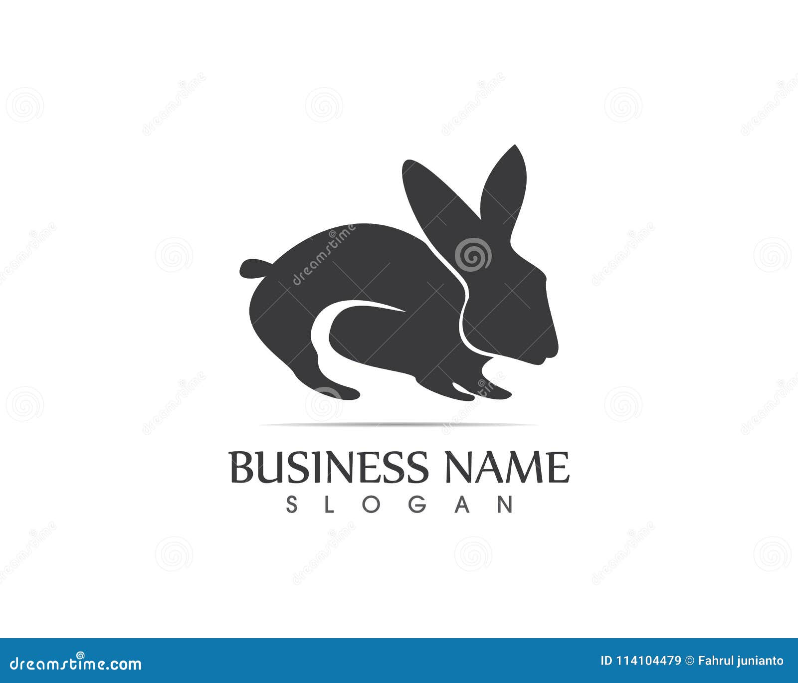 Rabbit Icon Logo Design Vector Illustration Stock Vector - Illustration ...