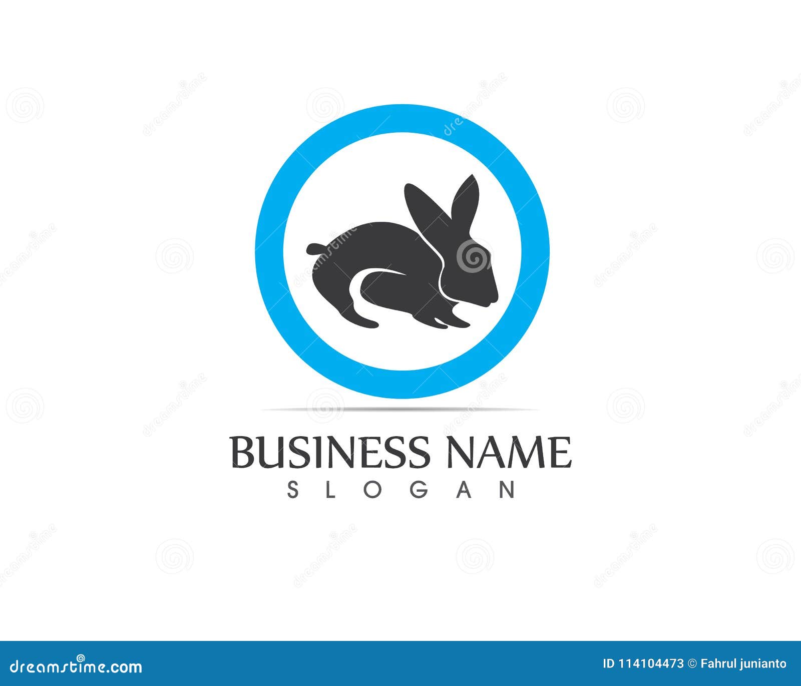 Rabbit Icon Logo Design Vector Illustration Stock Vector - Illustration ...