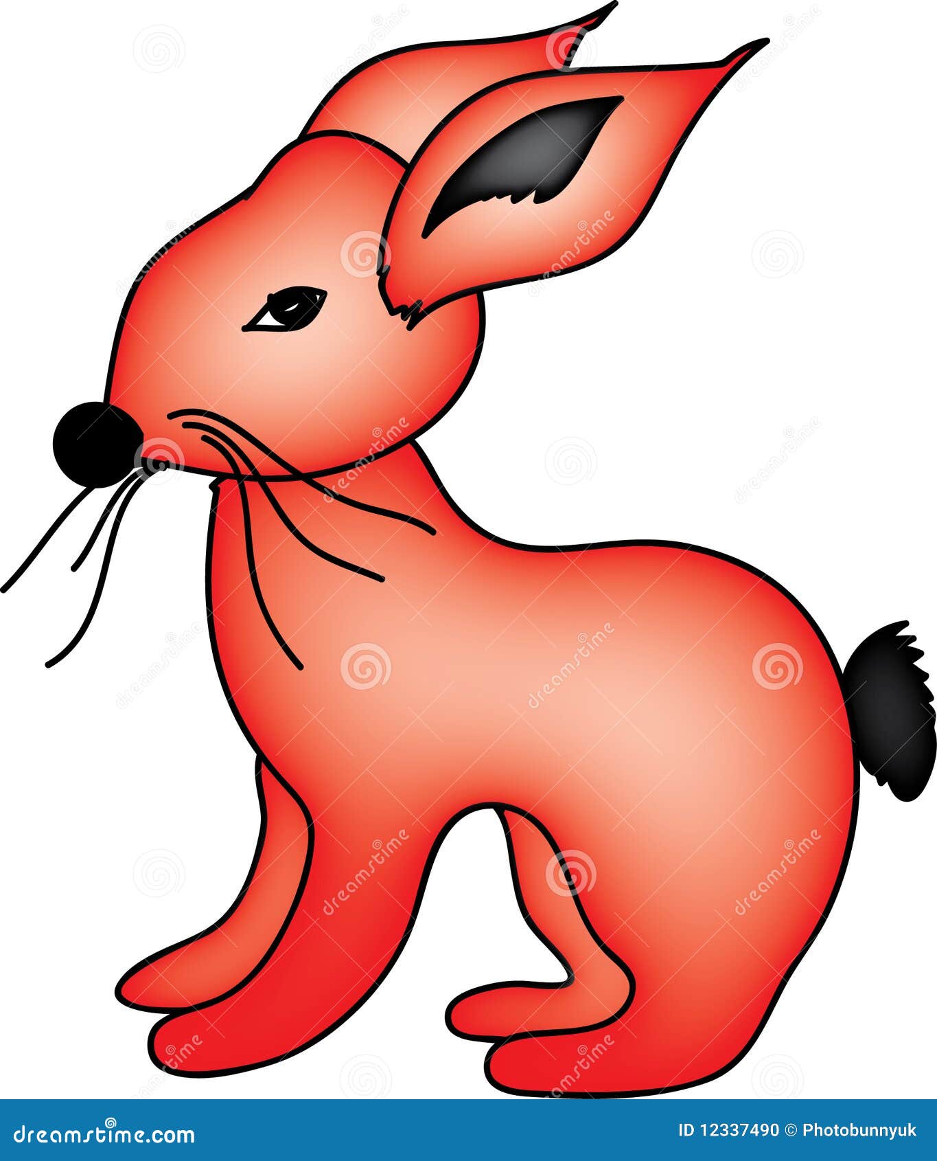 Rabbit Illustration stock vector. Illustration of rabbit - 12337490