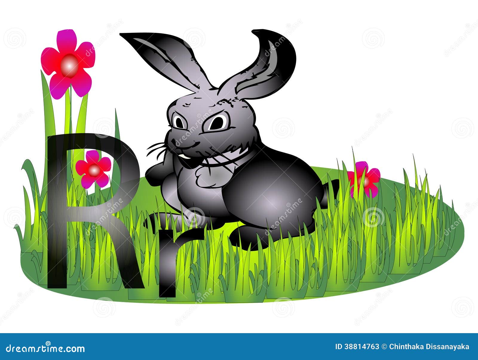 Rabbit stock illustration. Illustration of character - 38814763