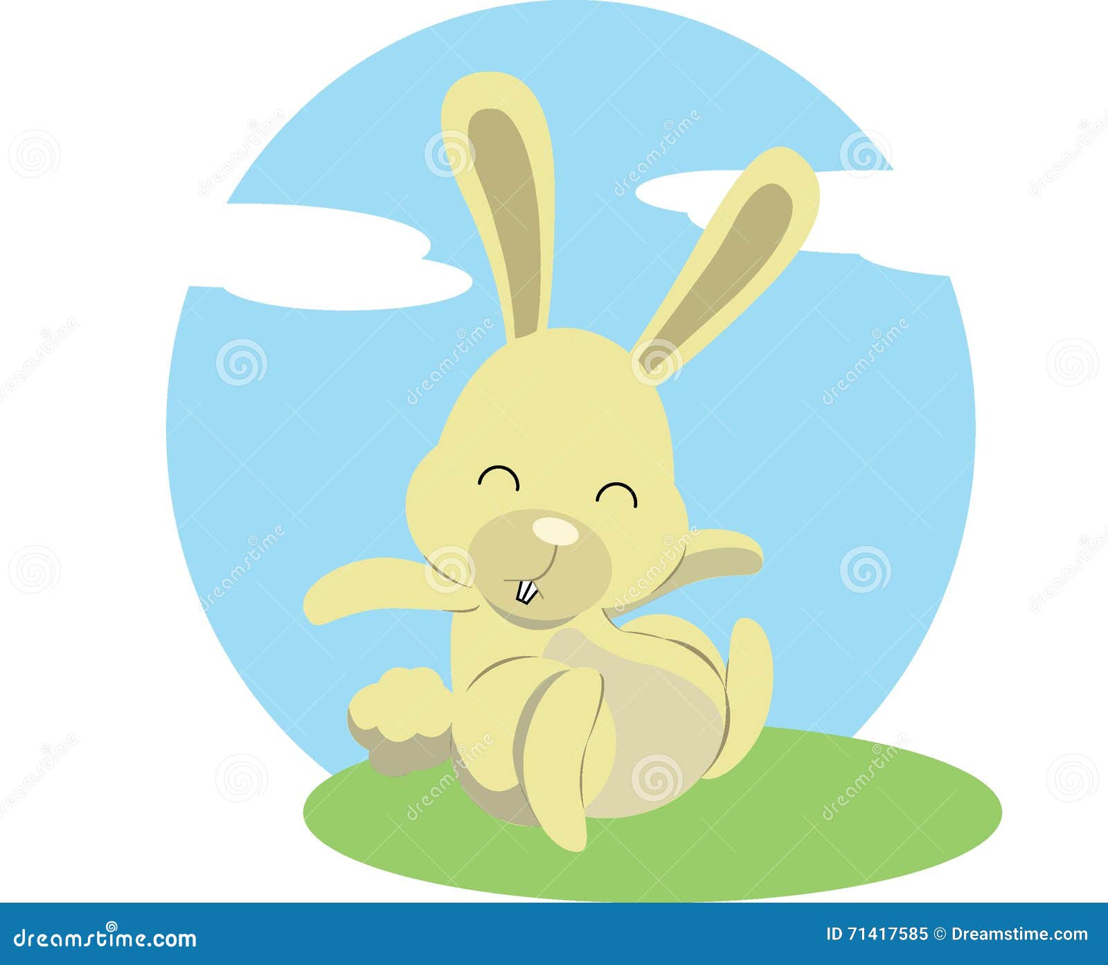The rabbit stock vector. Illustration of font, graphics - 71417585