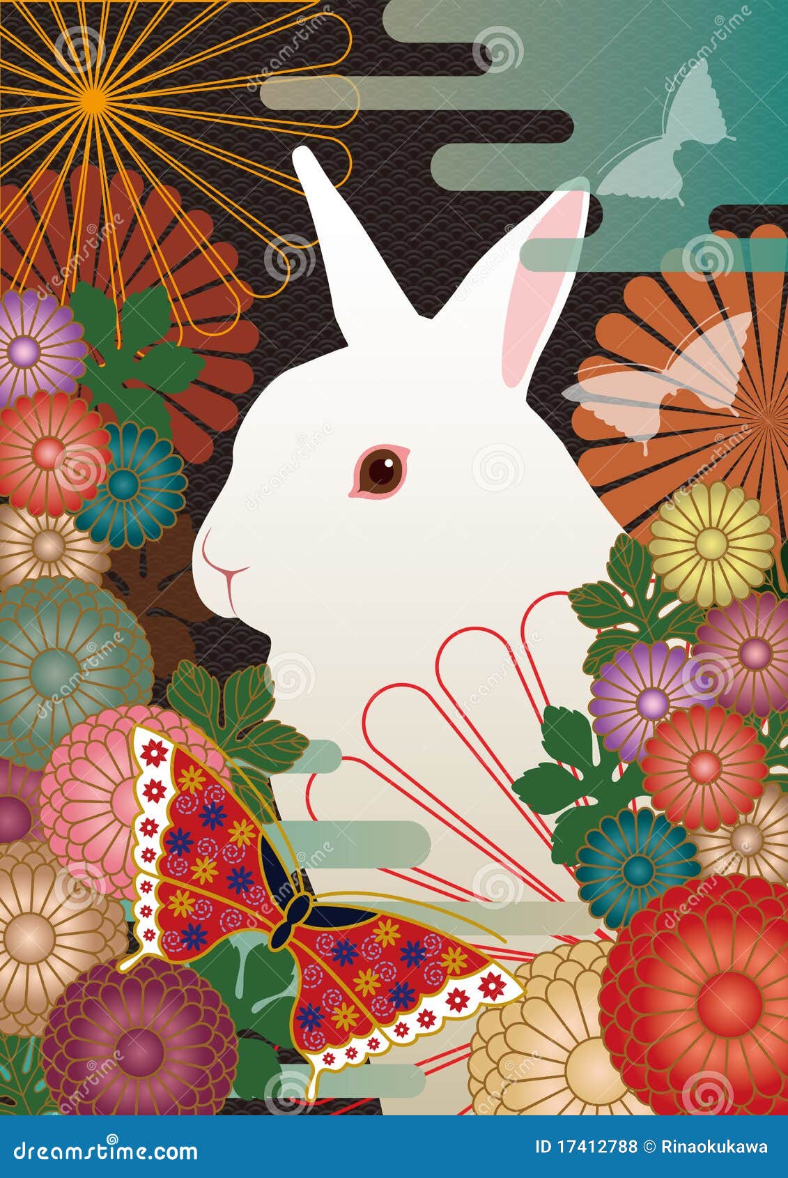 A Japanese-style Garden From Above With Elements Such As Koi Fish Ponds ...