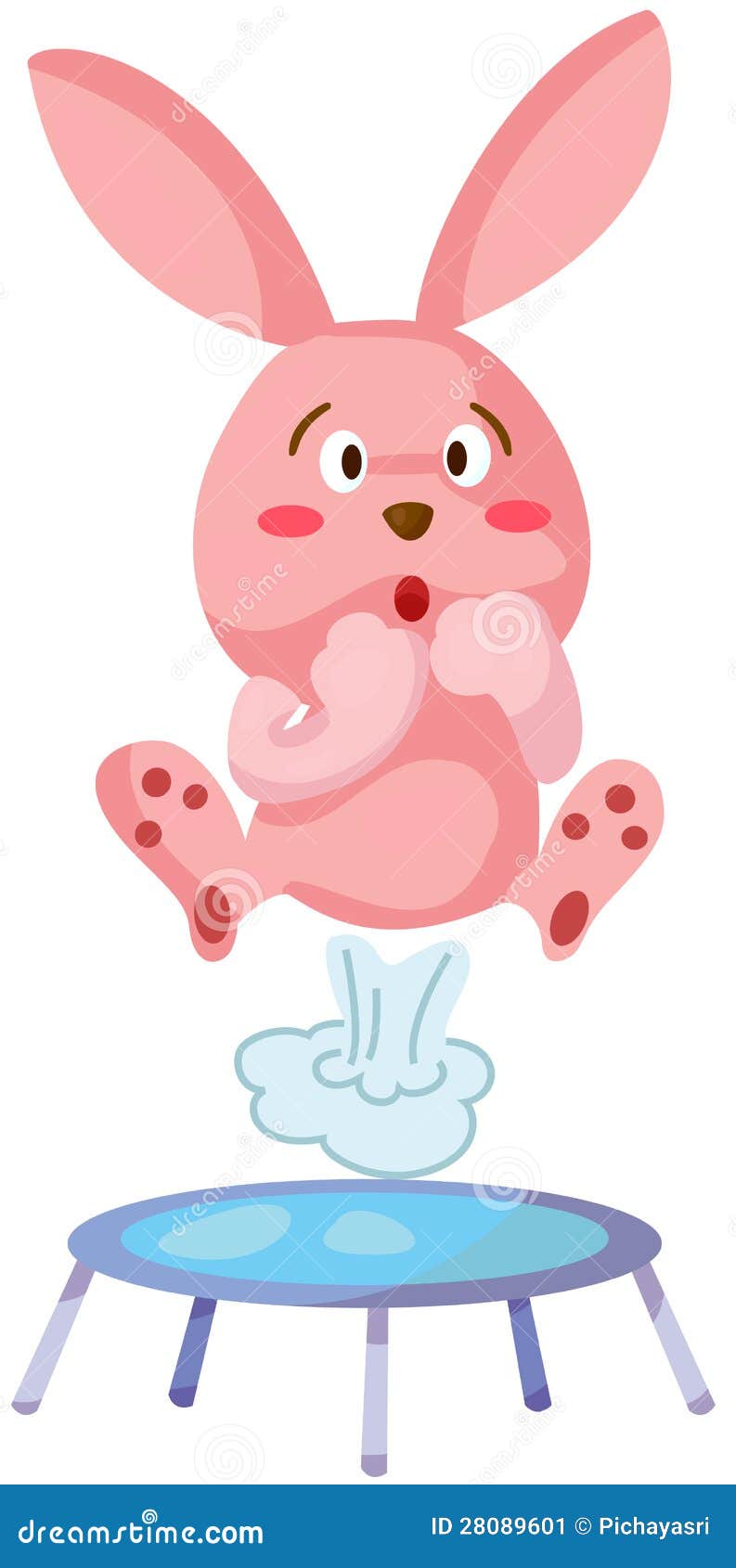 Rabbit Jumping Clipart