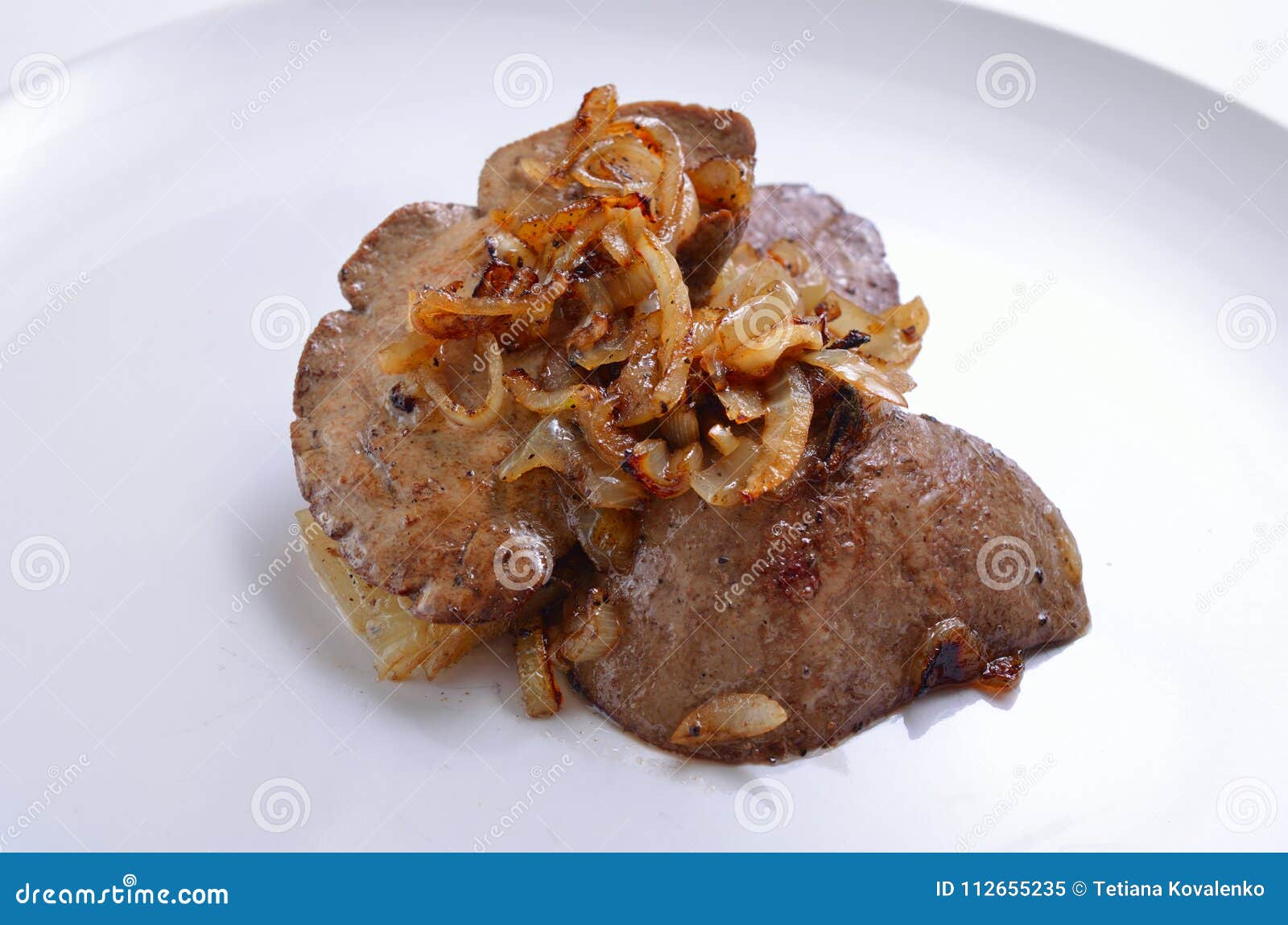 Rabbit Liver Crostini Appetizer.style Rustic Stock Photo ...