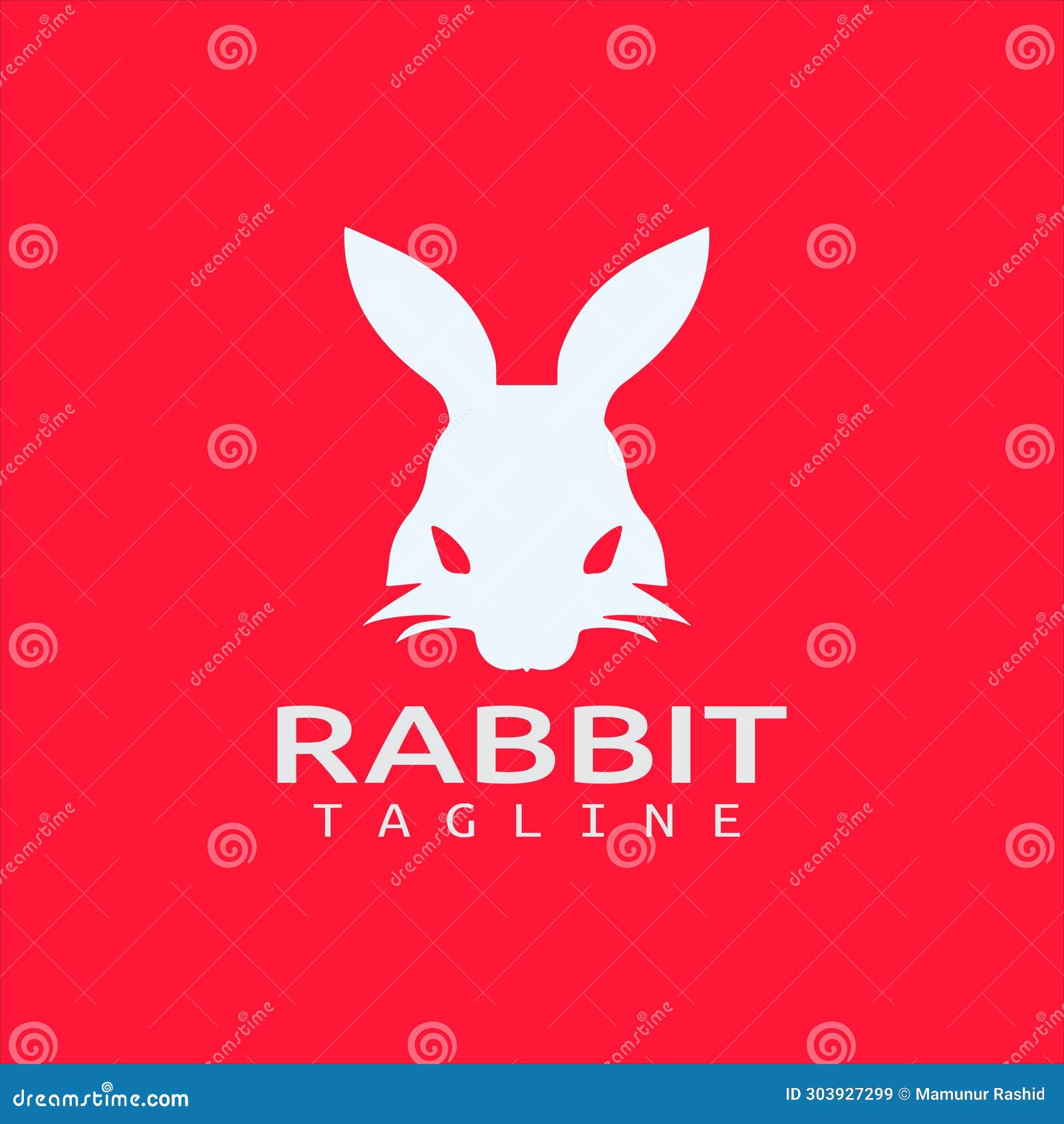 Rabbit Logo Design Icon Symbol Vector Stock Illustration - Illustration ...