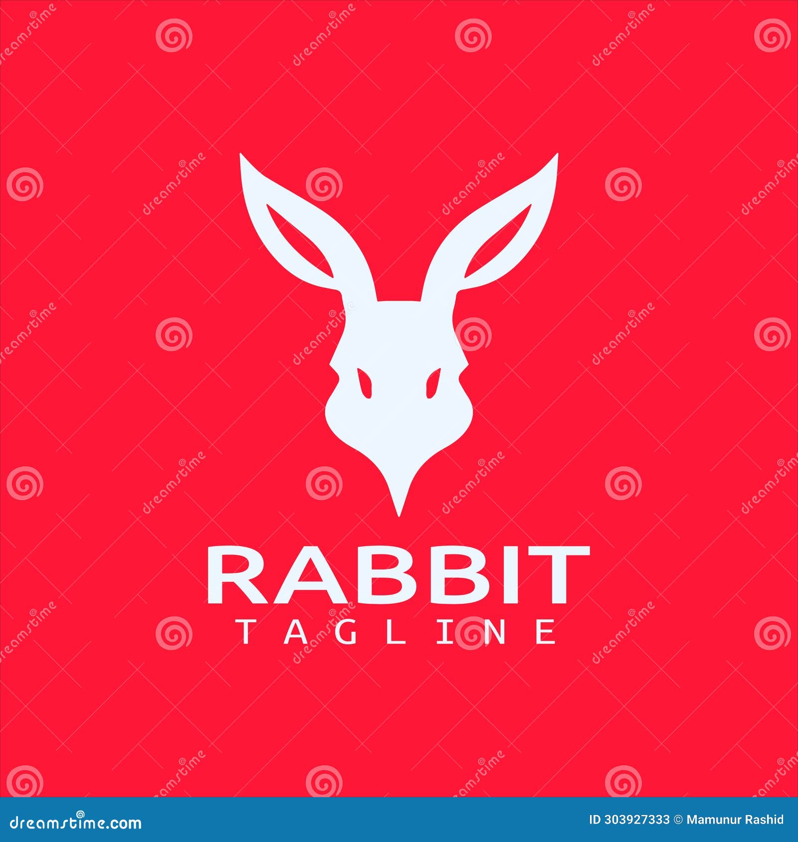 Rabbit Logo Design Icon Symbol Vector Stock Vector - Illustration of ...