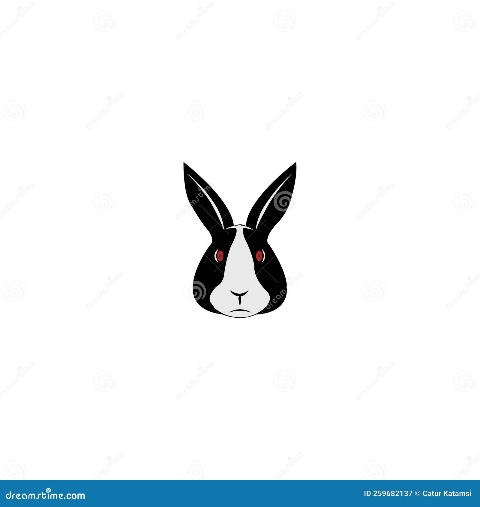 Rabbit logo icon vector stock illustration. Illustration of mammal ...