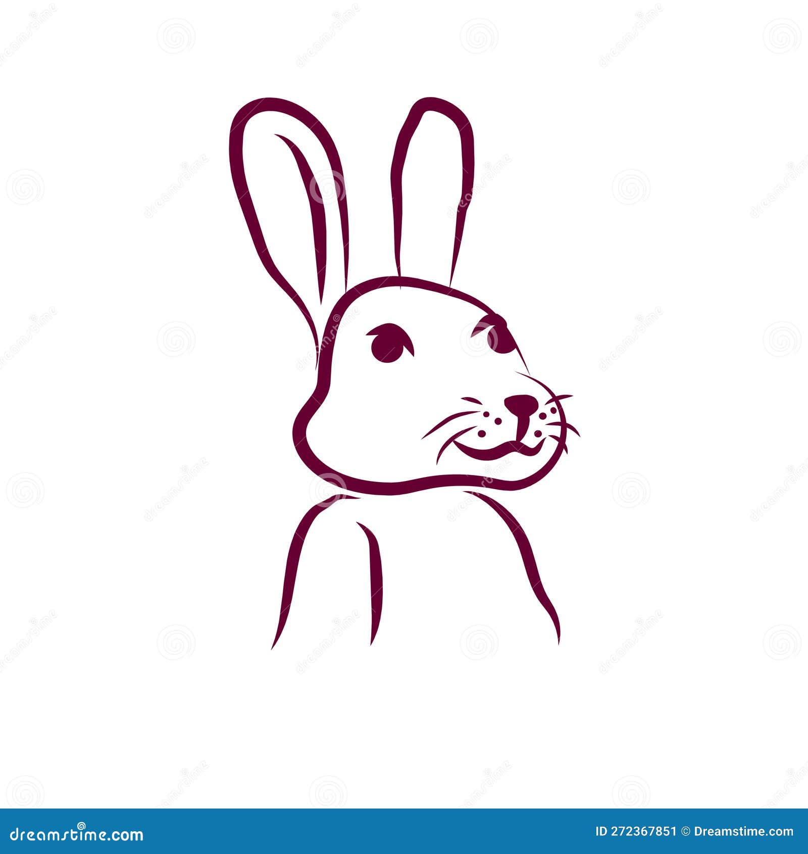 Rabbit Logo Icon Vector Illustration Stock Vector - Illustration of ...