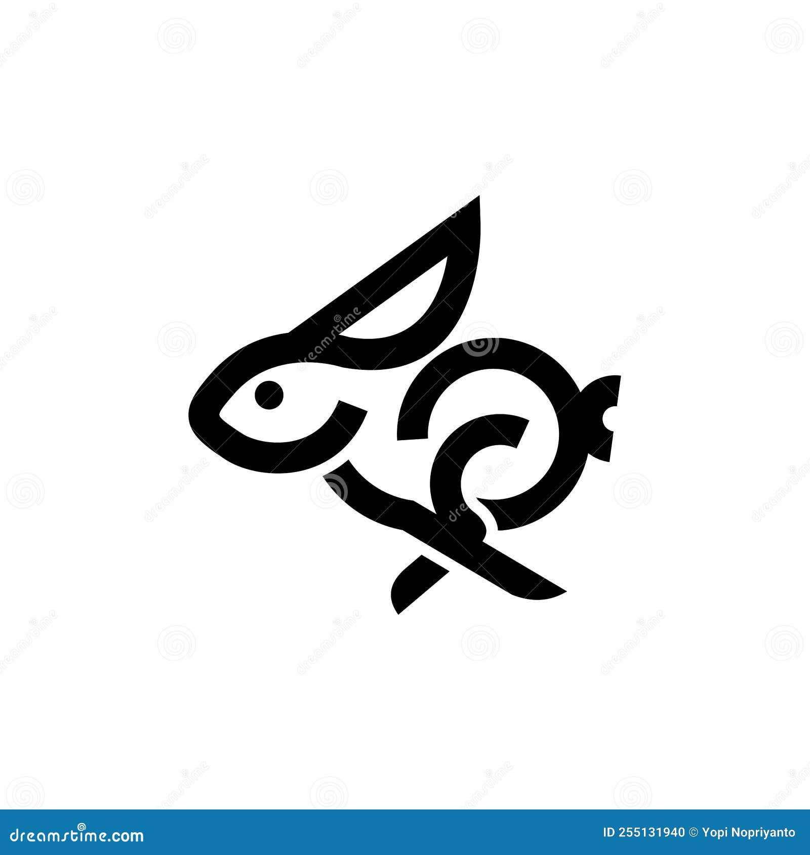 Rabbit Logo Simple Minimalist Design, Modern Rabbit Logo Design ...