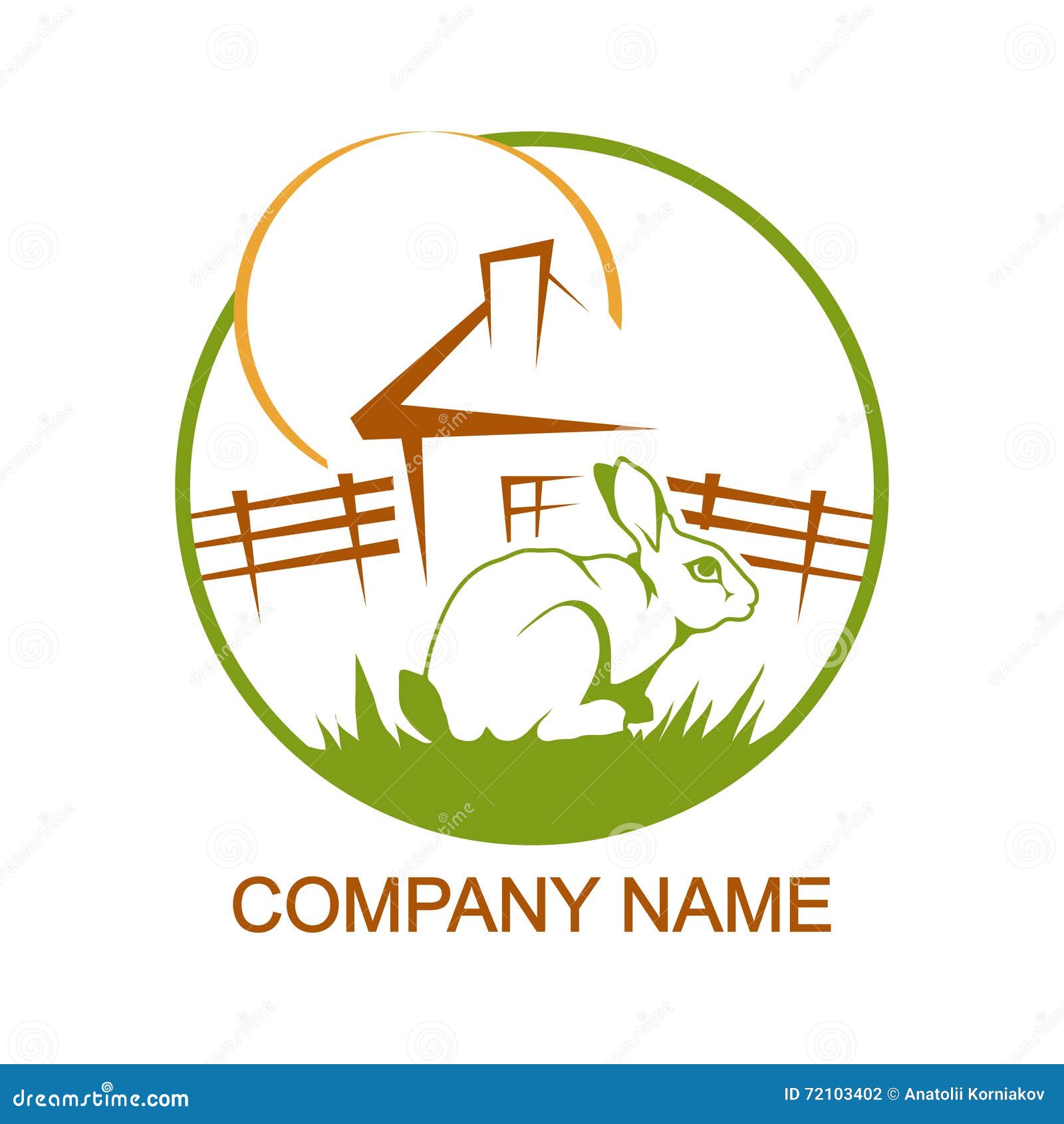 Rabbit logo stock vector. Illustration of company, shape - 72103402